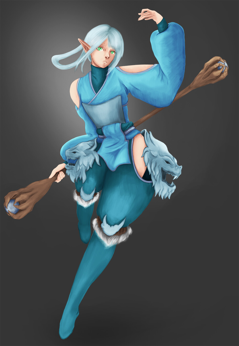 ArtStation - Old own dnd monk