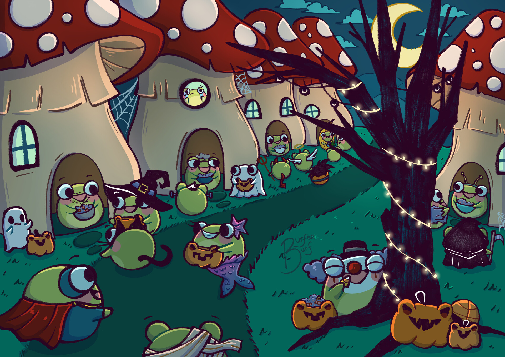 ArtStation - Frog-o-Ween