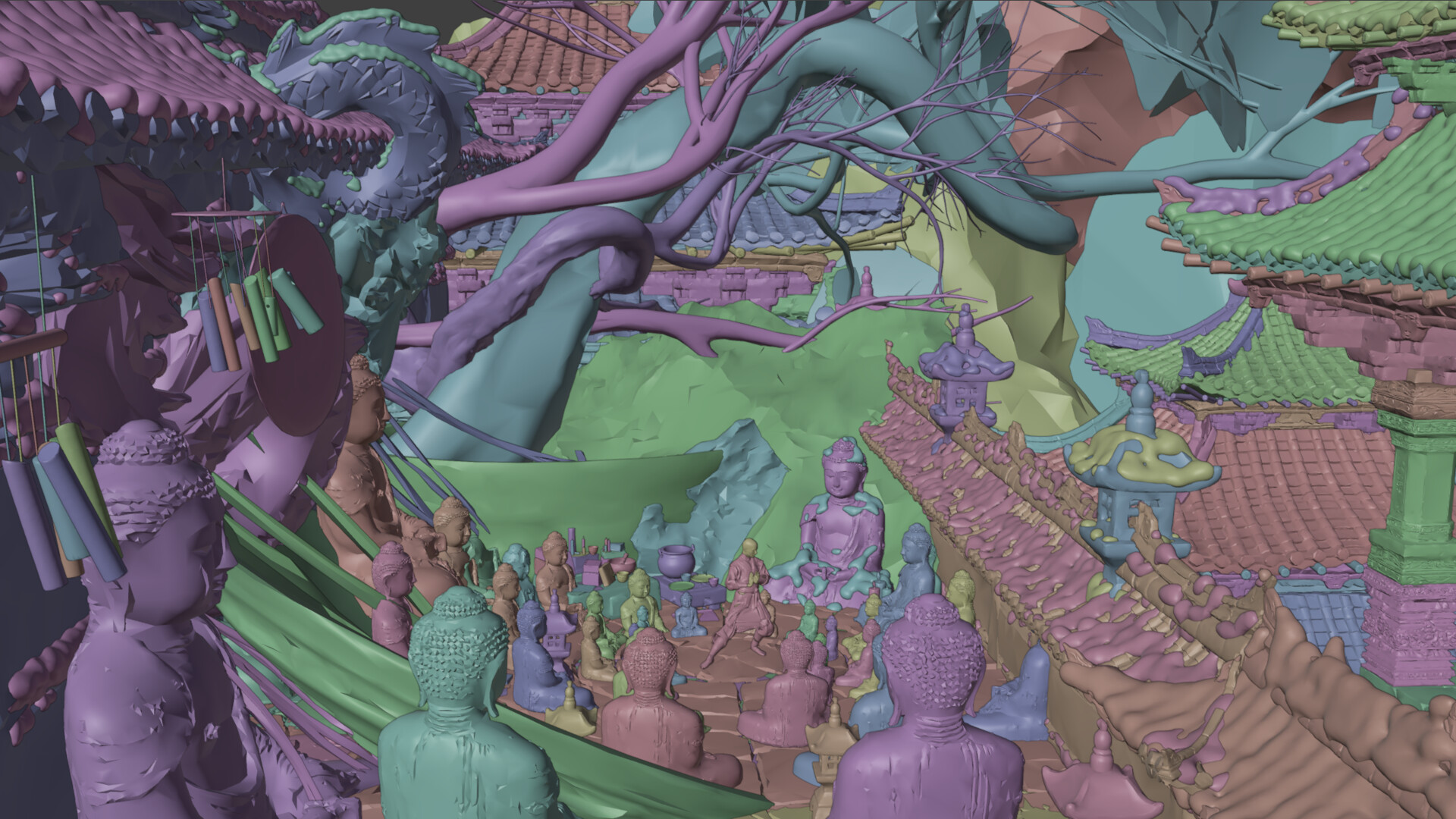 ELEVEN TRIS - Wind Temple concept art 3