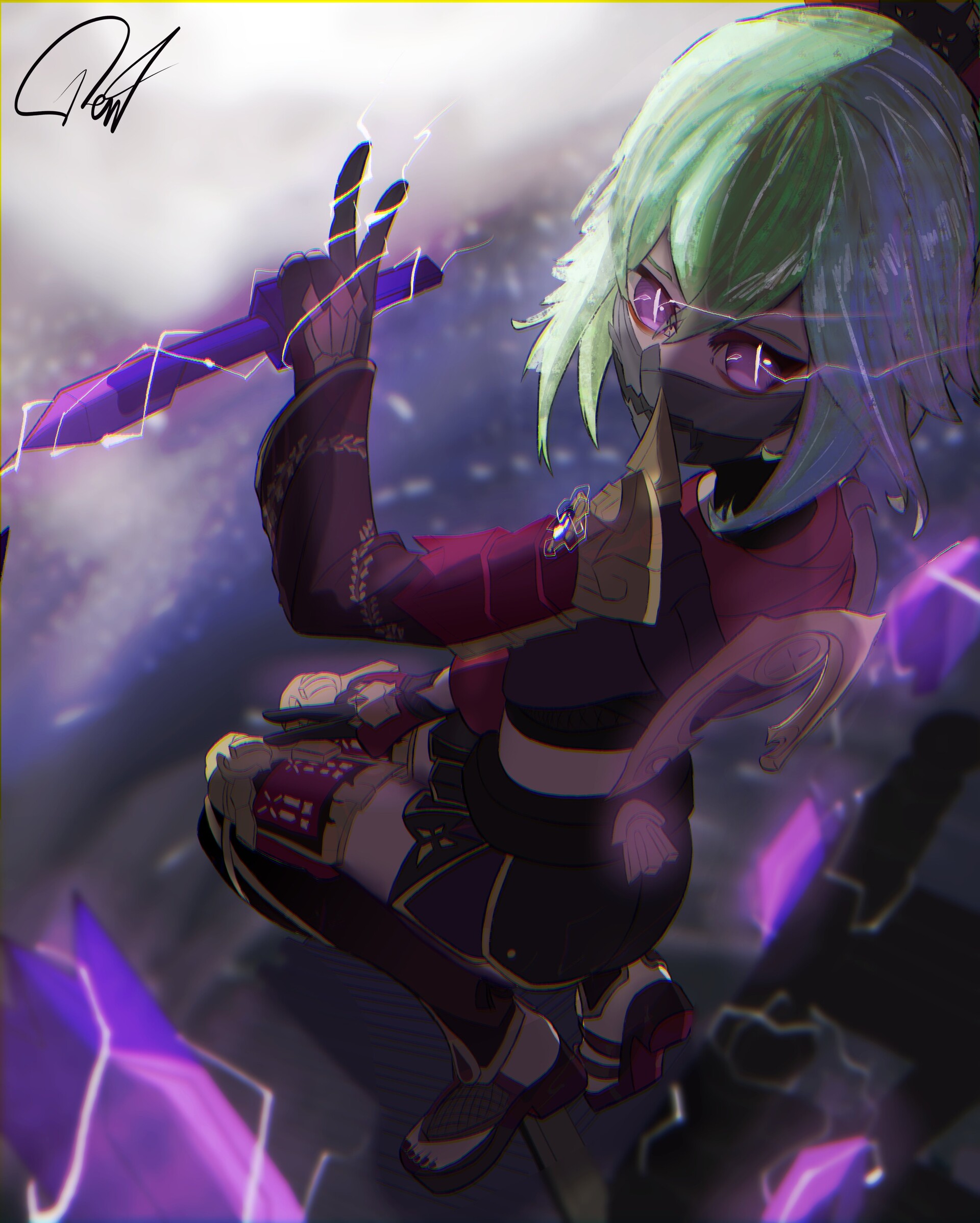 ArtStation - Kuki Shinobu Fan ART