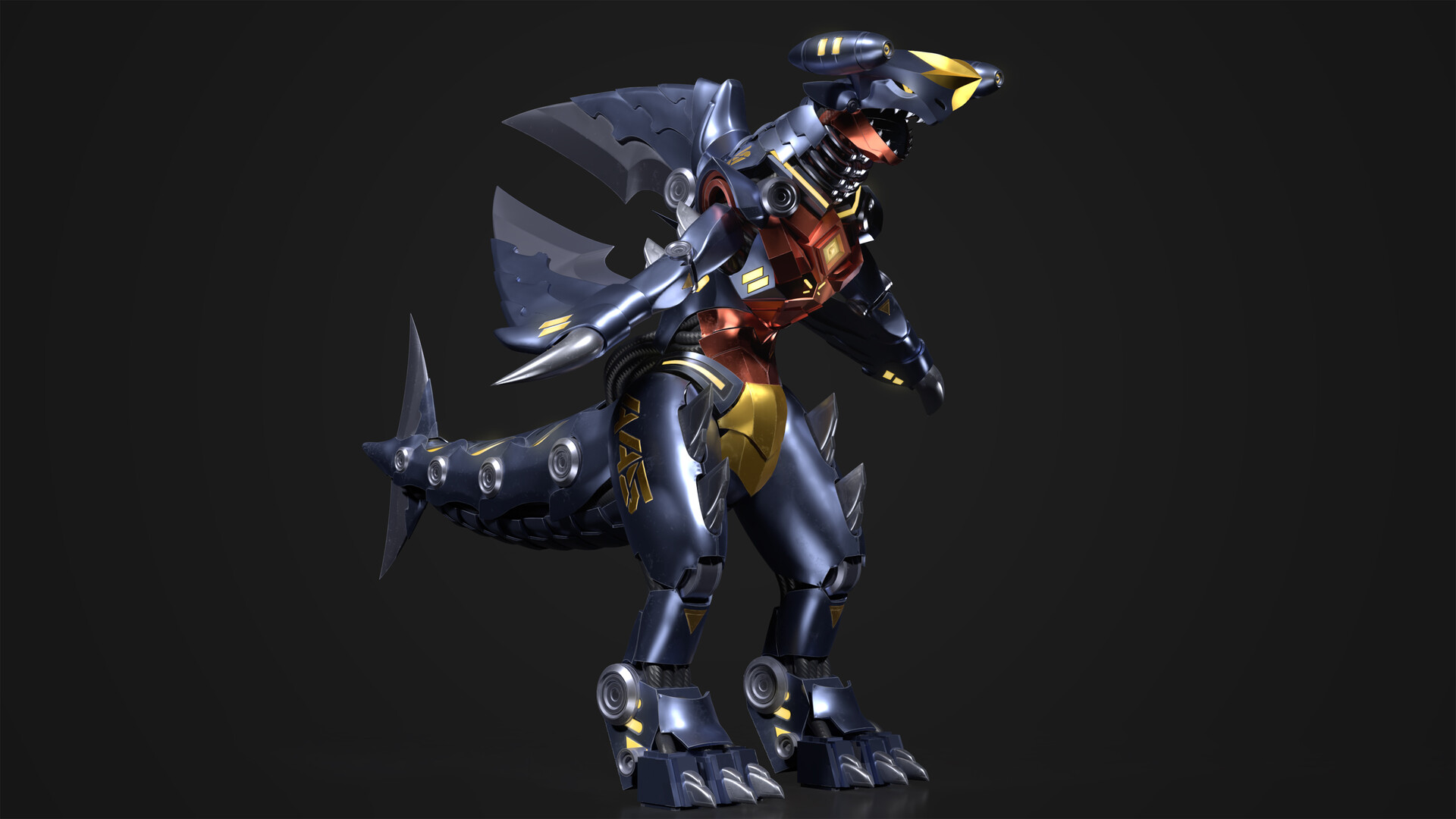 ArtStation - Mecha Garchomp