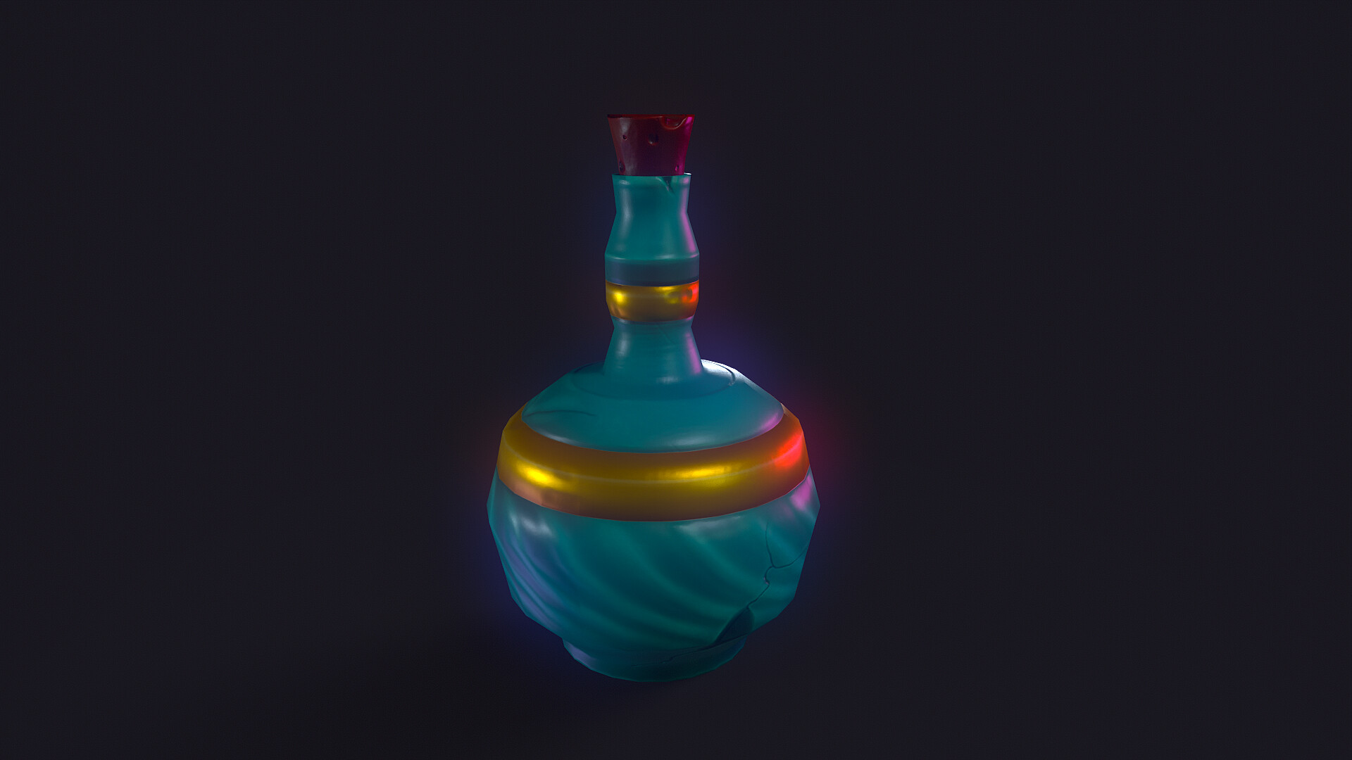 ArtStation - Game Ready Magic Potion Bottle