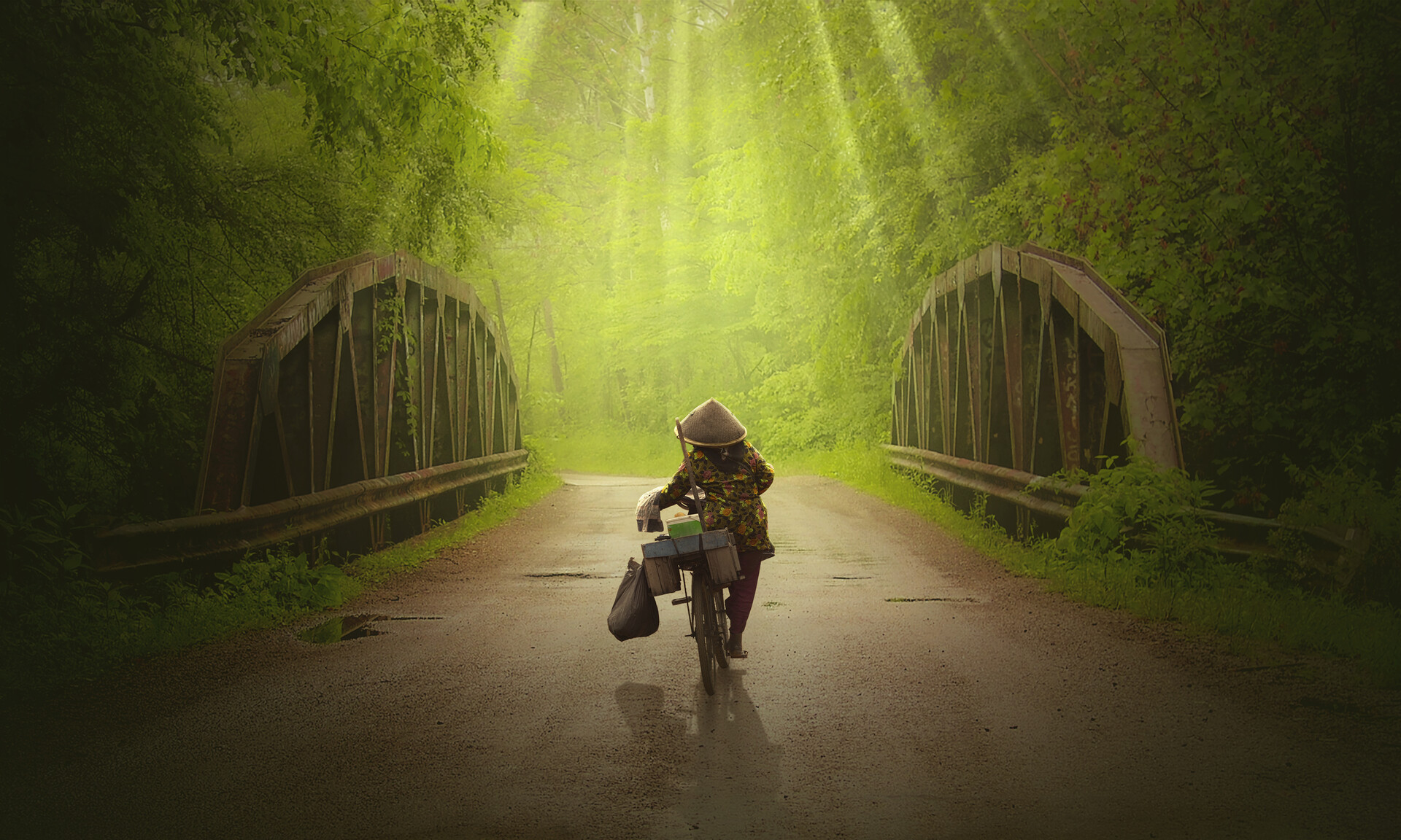 ArtStation - Dramatic Village Photo Manipulation