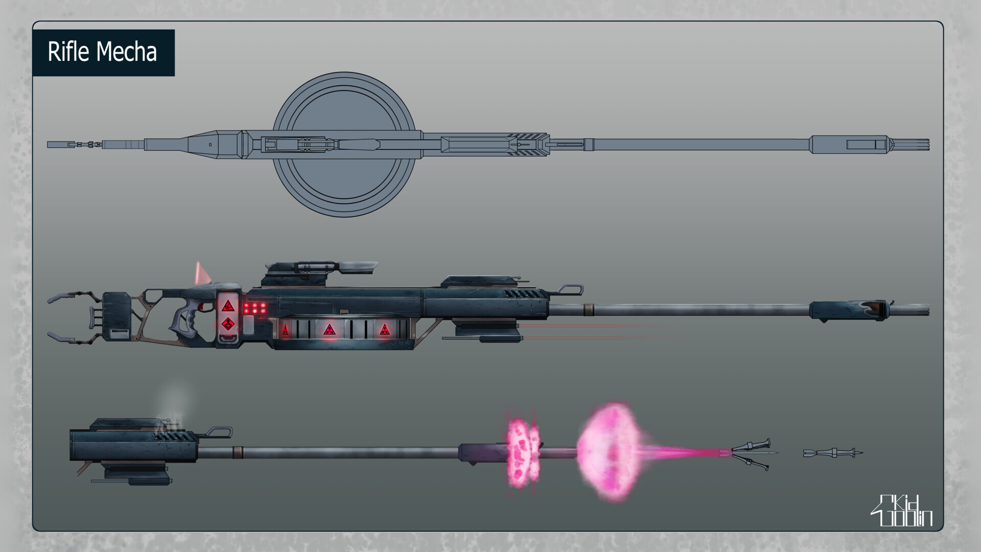ArtStation - Mech Rifle