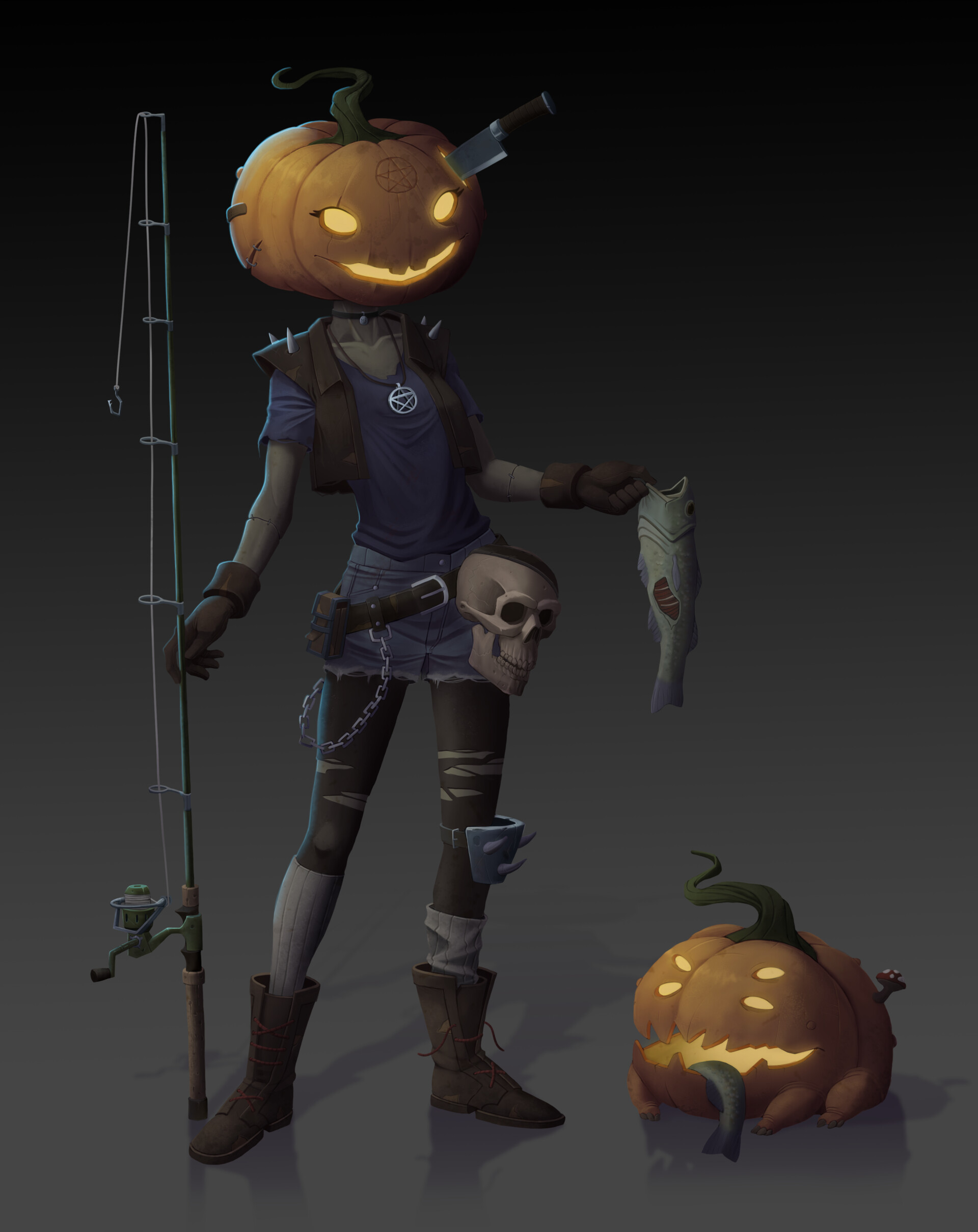 ArtStation - Pumpkin Ghoul