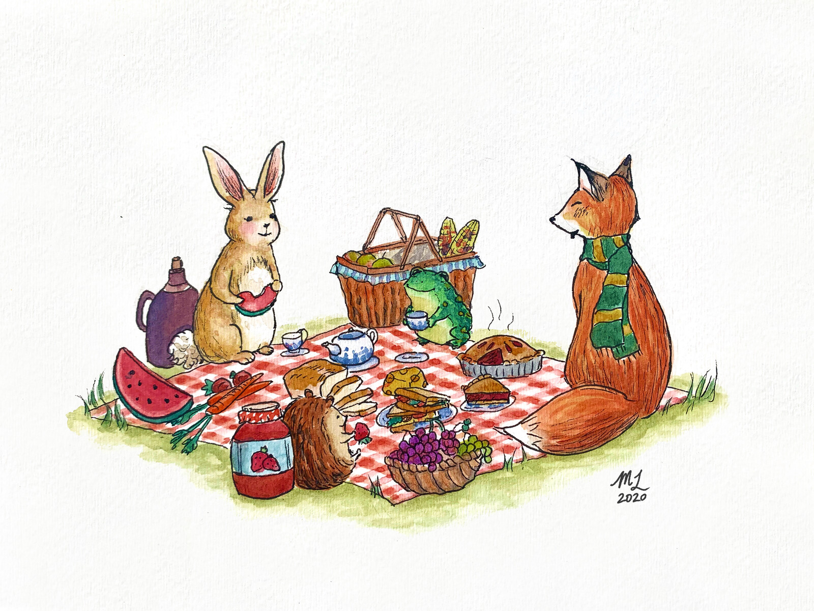 Megan Lu - Woodland Picnic