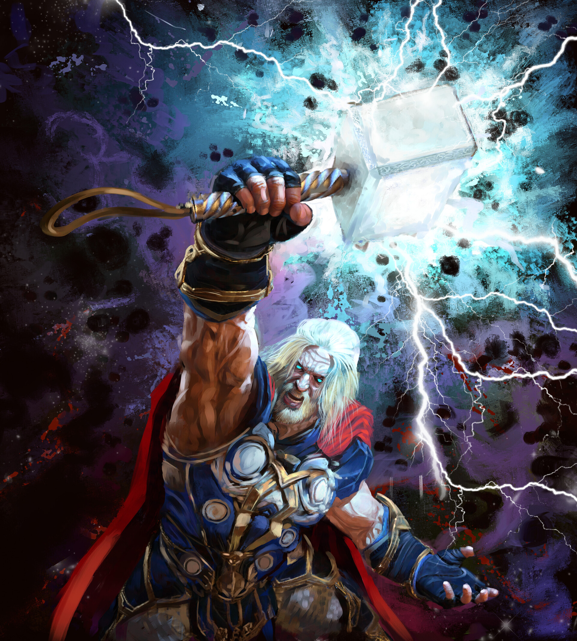 ArtStation - Thor Cover concept