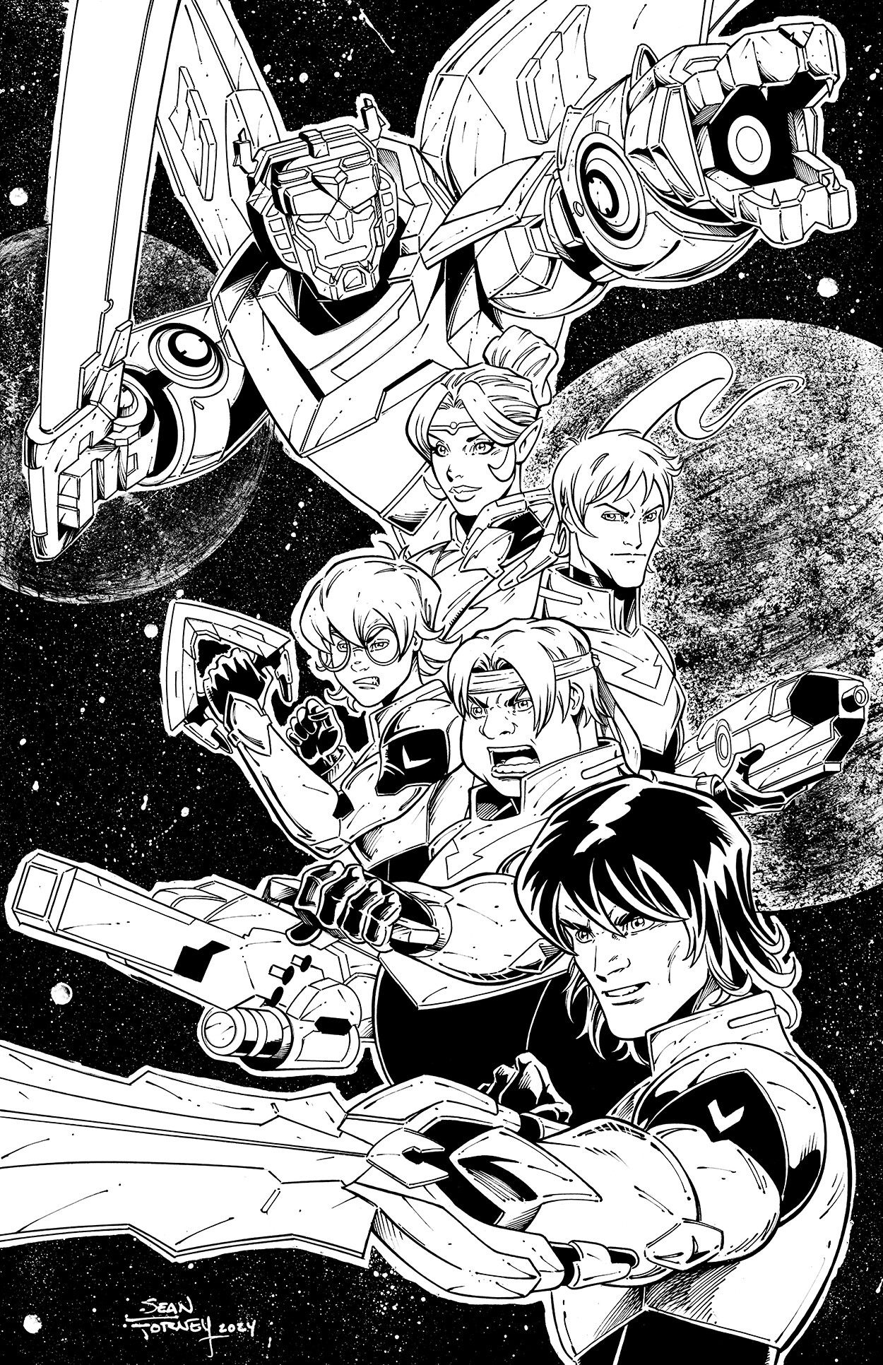 Voltron Drawing Challenge