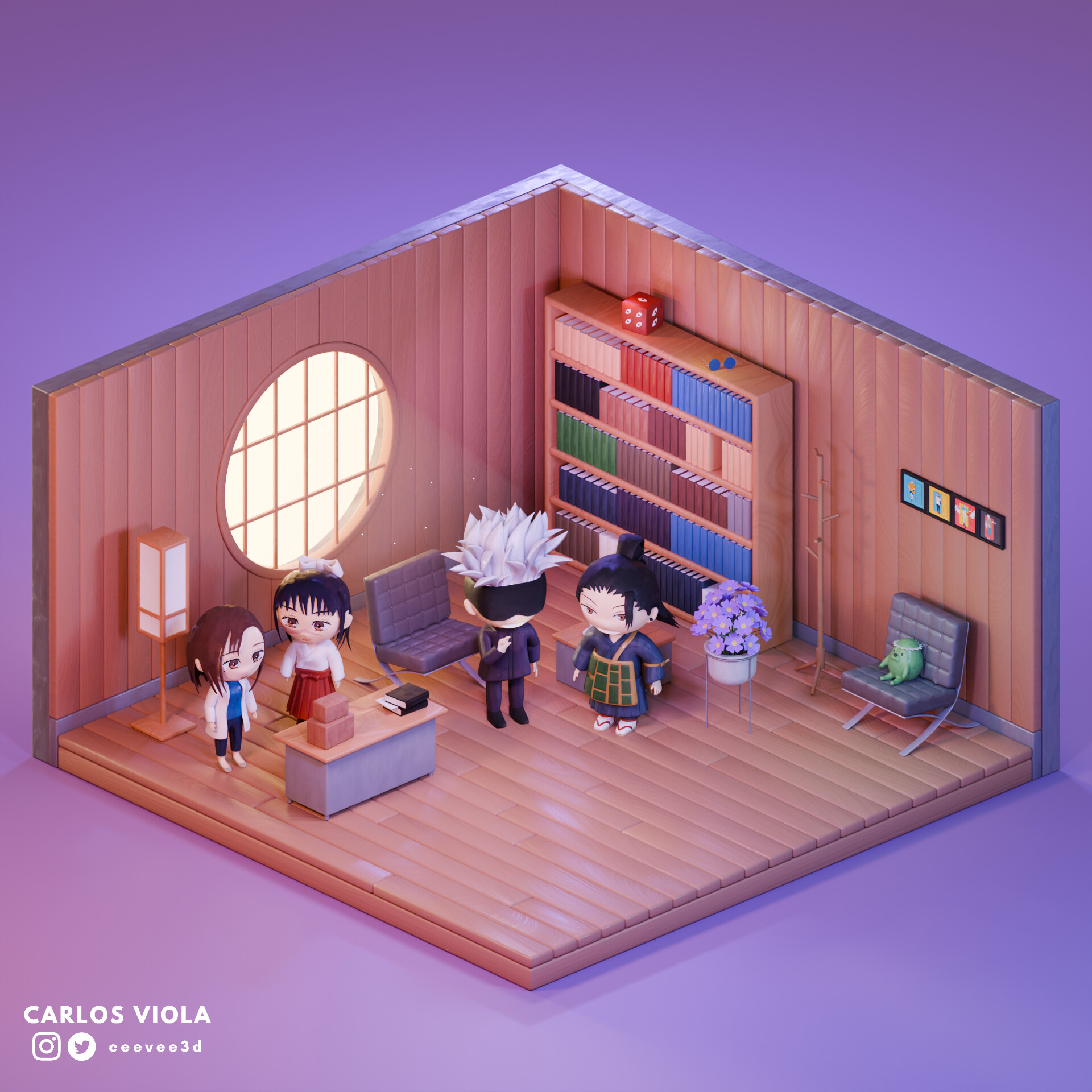 Carlos Viola - Gojo Satoru's Office