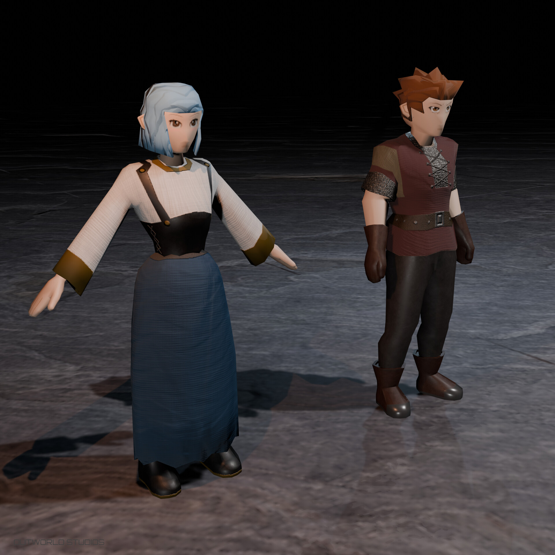 Outworld Studios - Lowpoly RPG Characters
