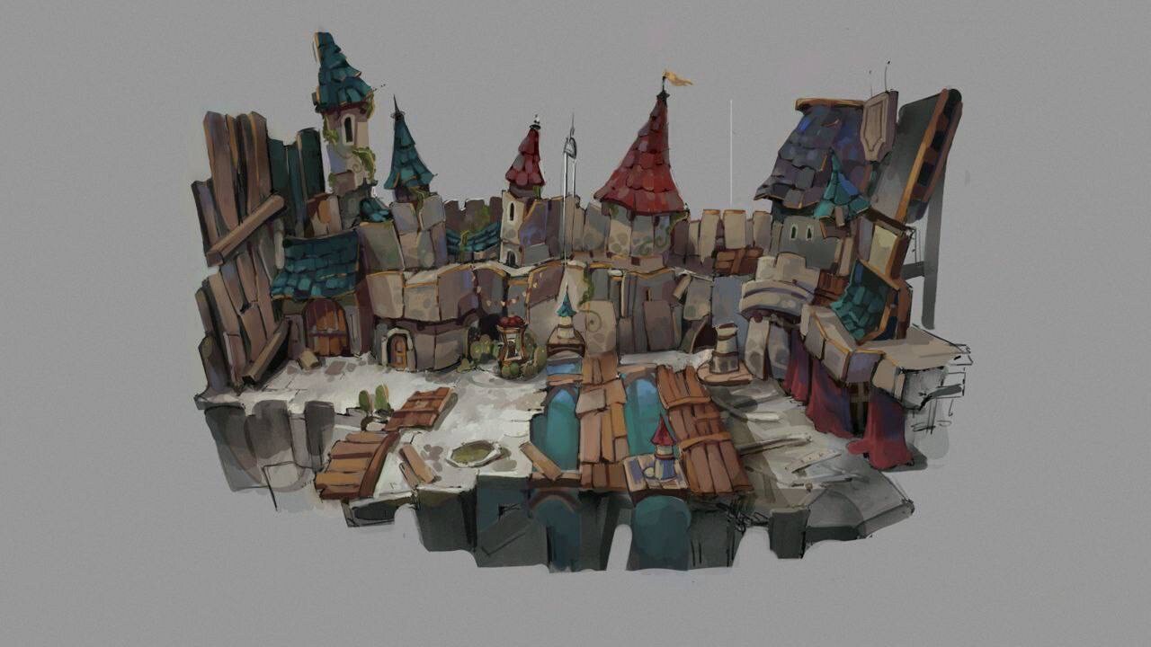ArtStation - Once Upon a Puppet. Level design concepts