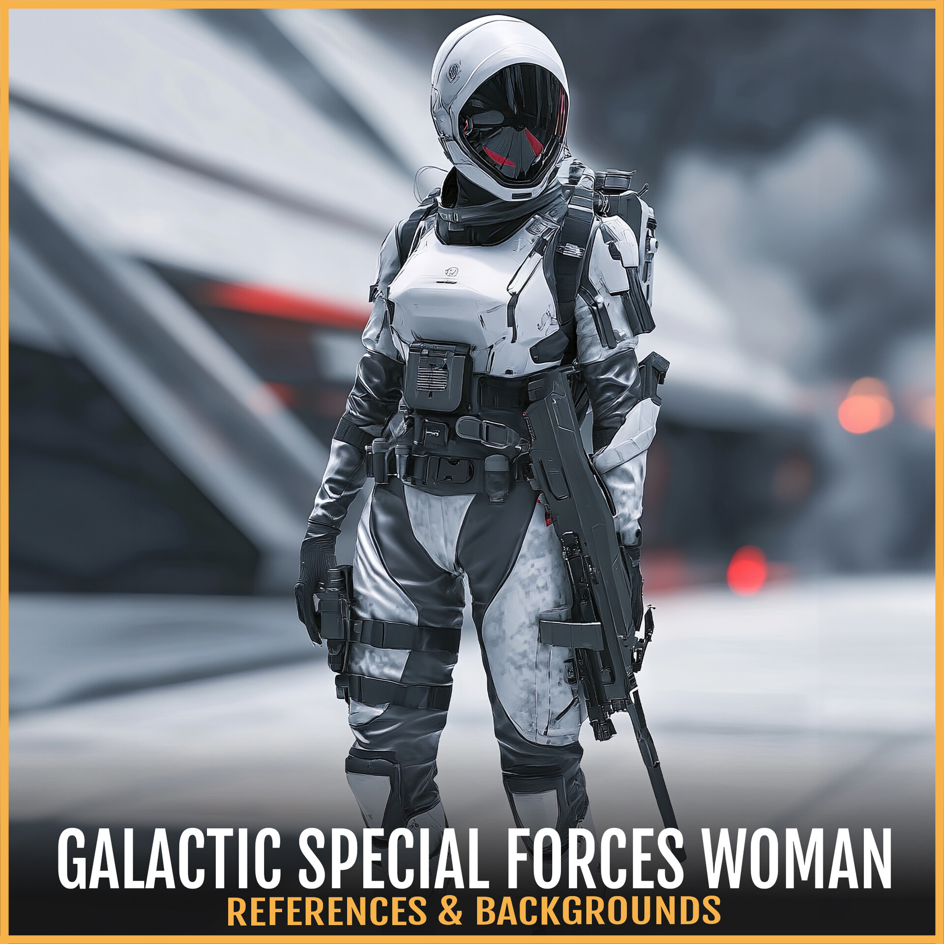 ArtStation - 303 Galactic Special Forces Woman