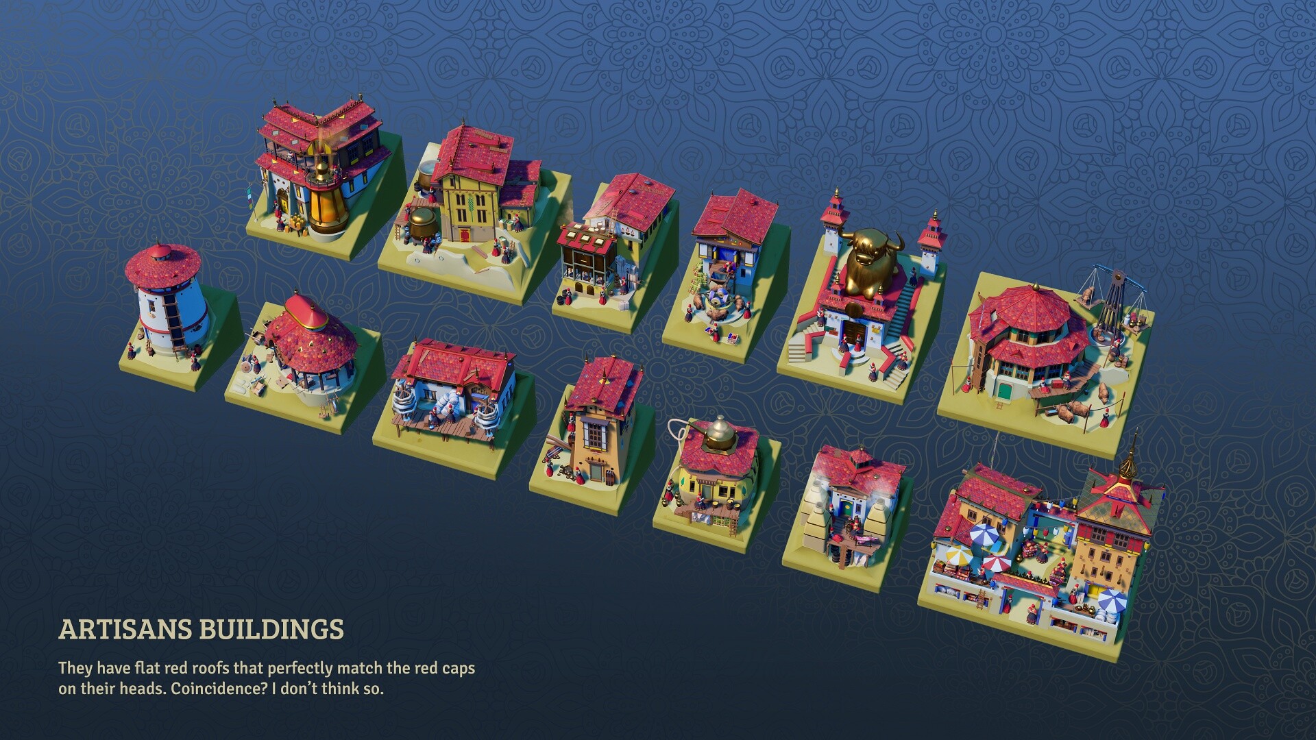 Michał Kubas - Laysara: Summit Kingdom ‒ Buildings 3D Concepts