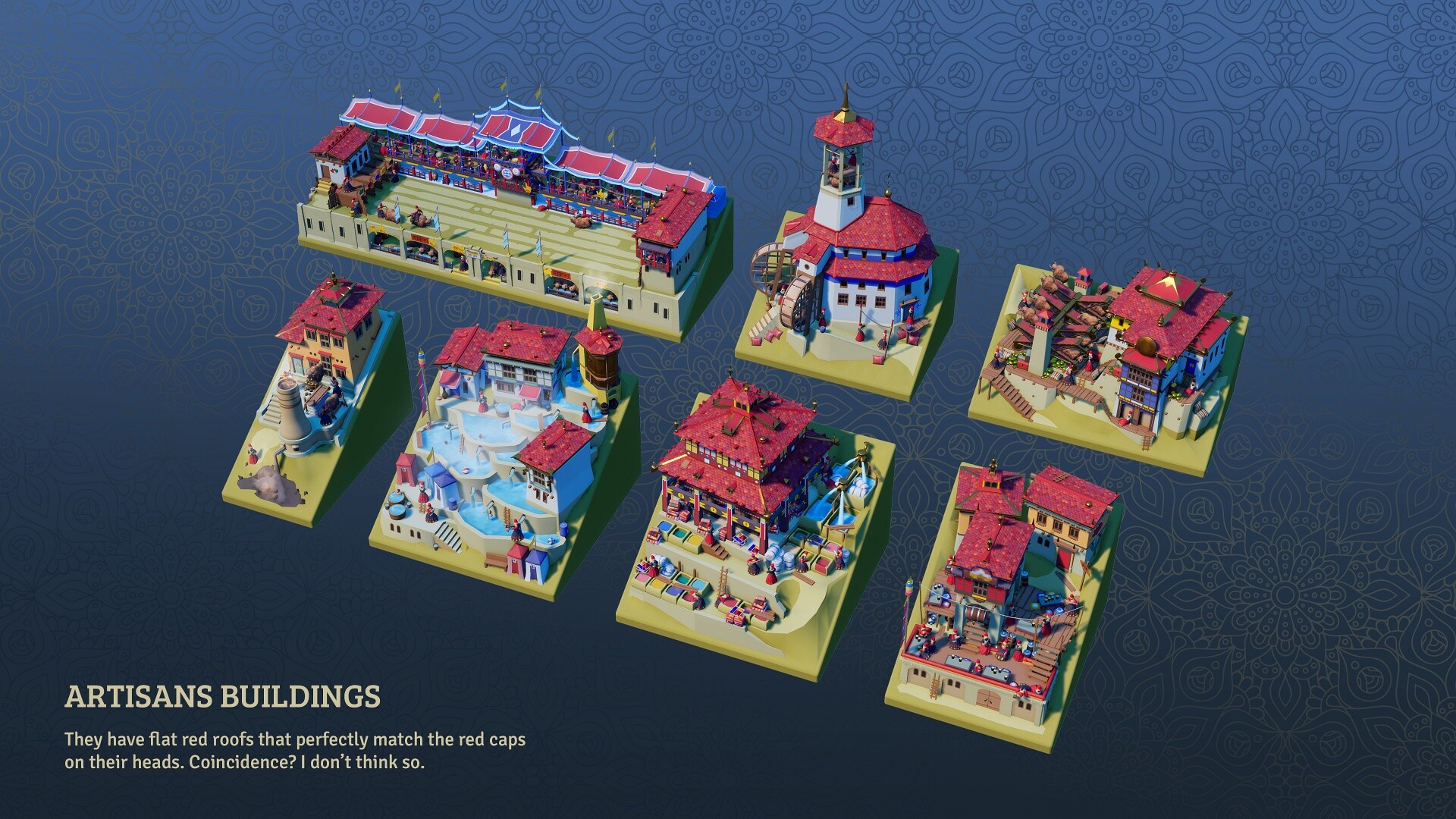 Michał Kubas - Laysara: Summit Kingdom ‒ Buildings 3D Concepts