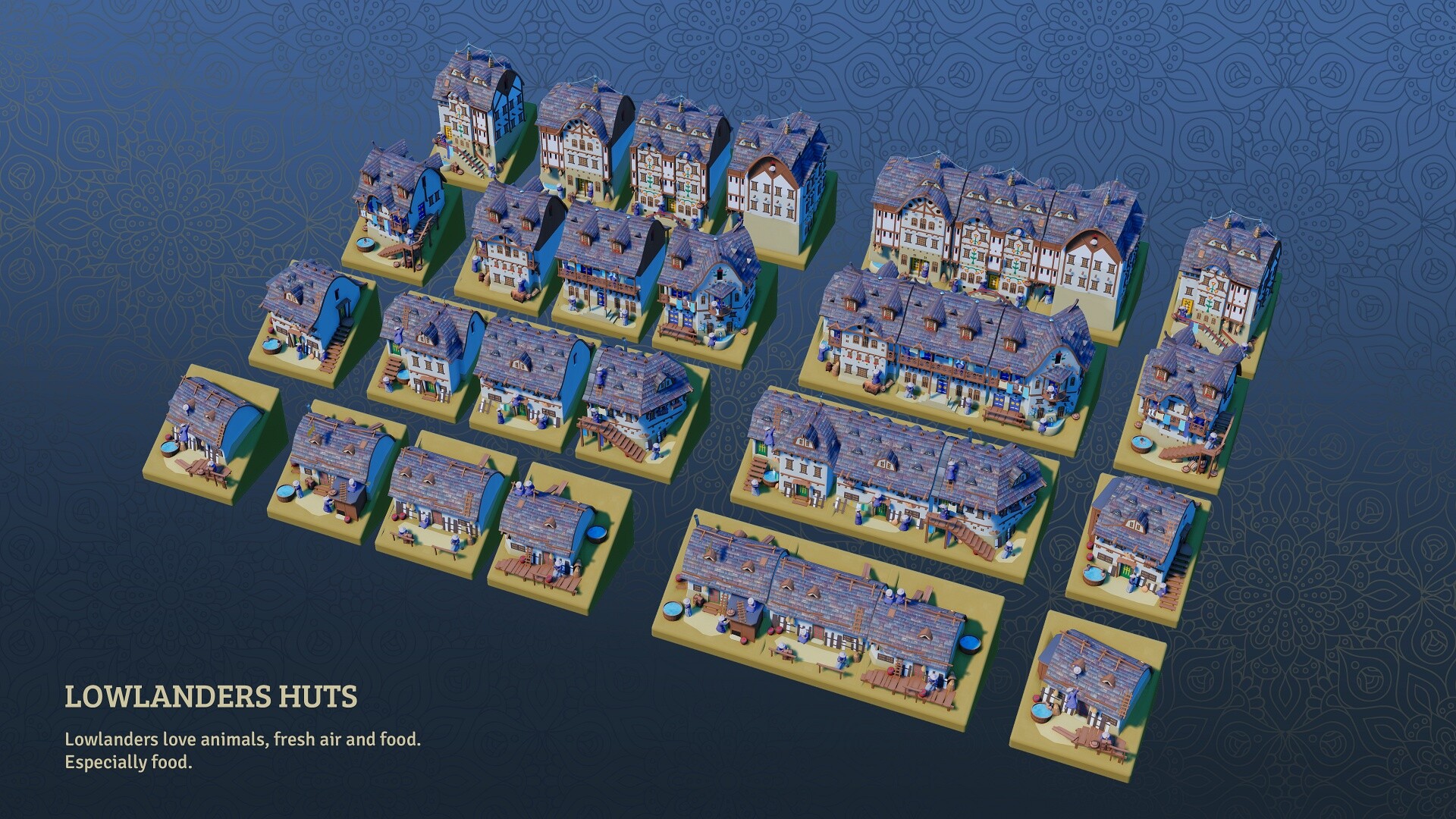 Michał Kubas - Laysara: Summit Kingdom ‒ Buildings 3D Concepts