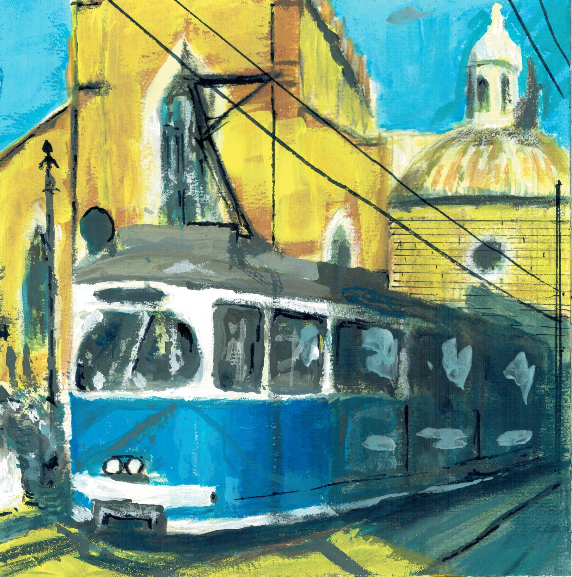 ArtStation - Gouashe 5 "SGP E1 Lohner c3 MPK Kraków"