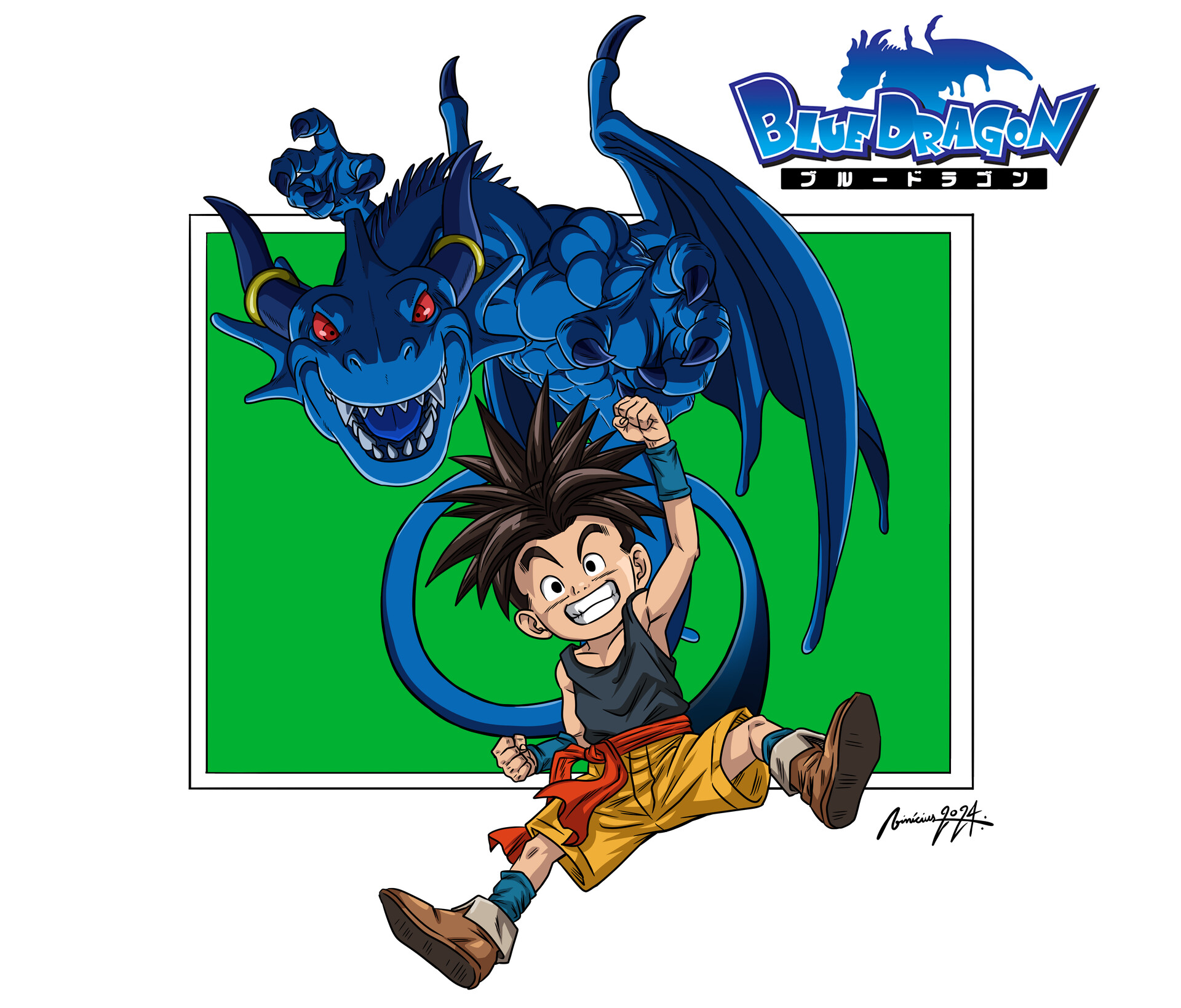 ArtStation - Blue Dragon