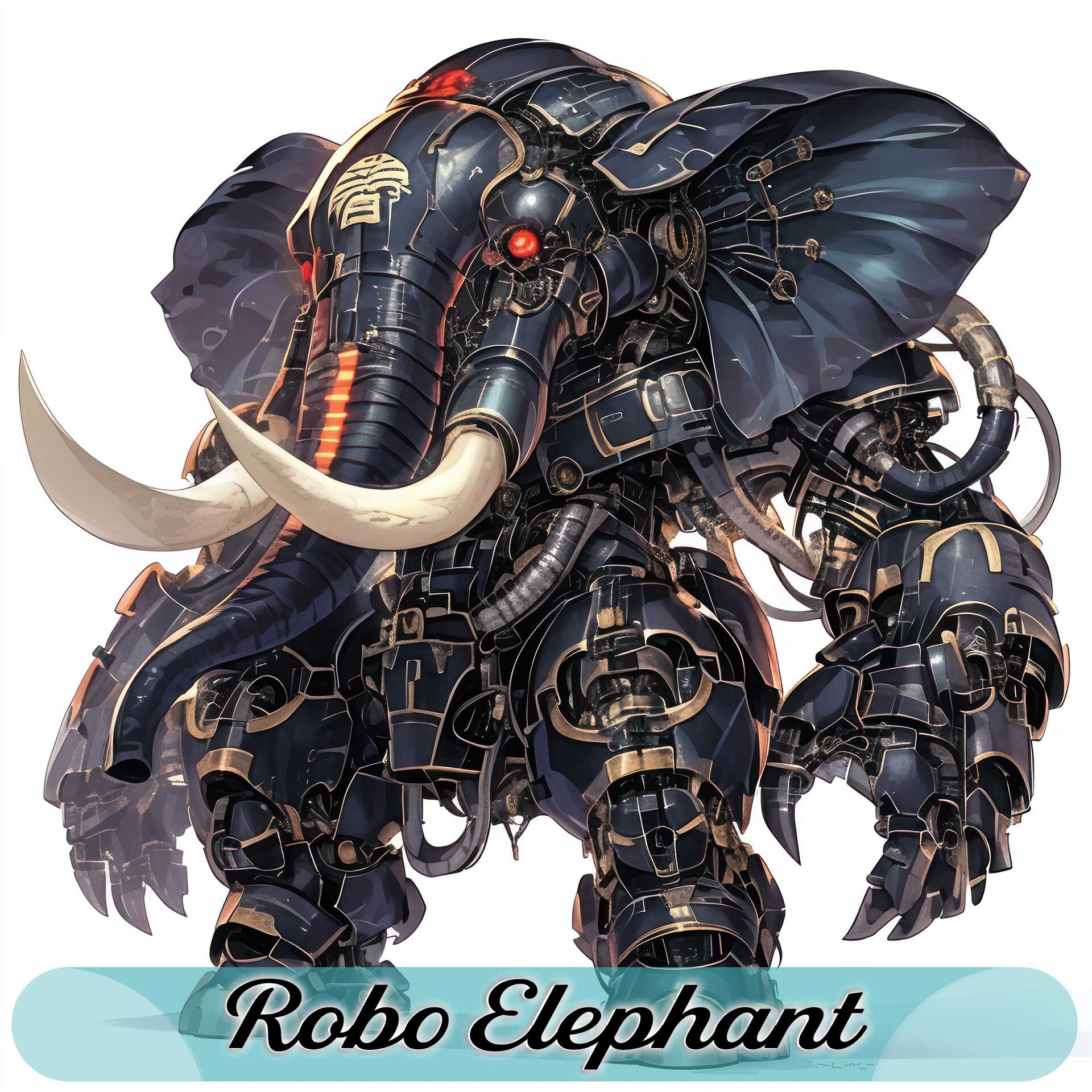 ArtStation - 200 Robo Elephant - 4K Resolution - V.01