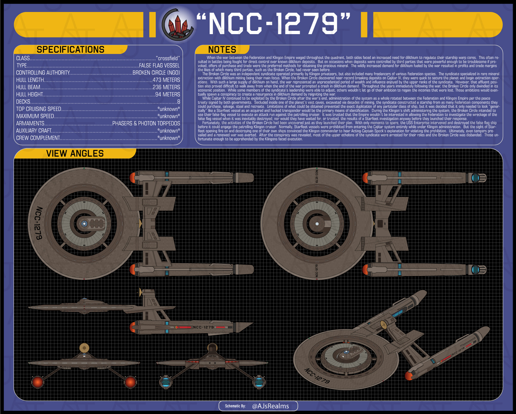 ArtStation - Broken Circle's False Flag Ship