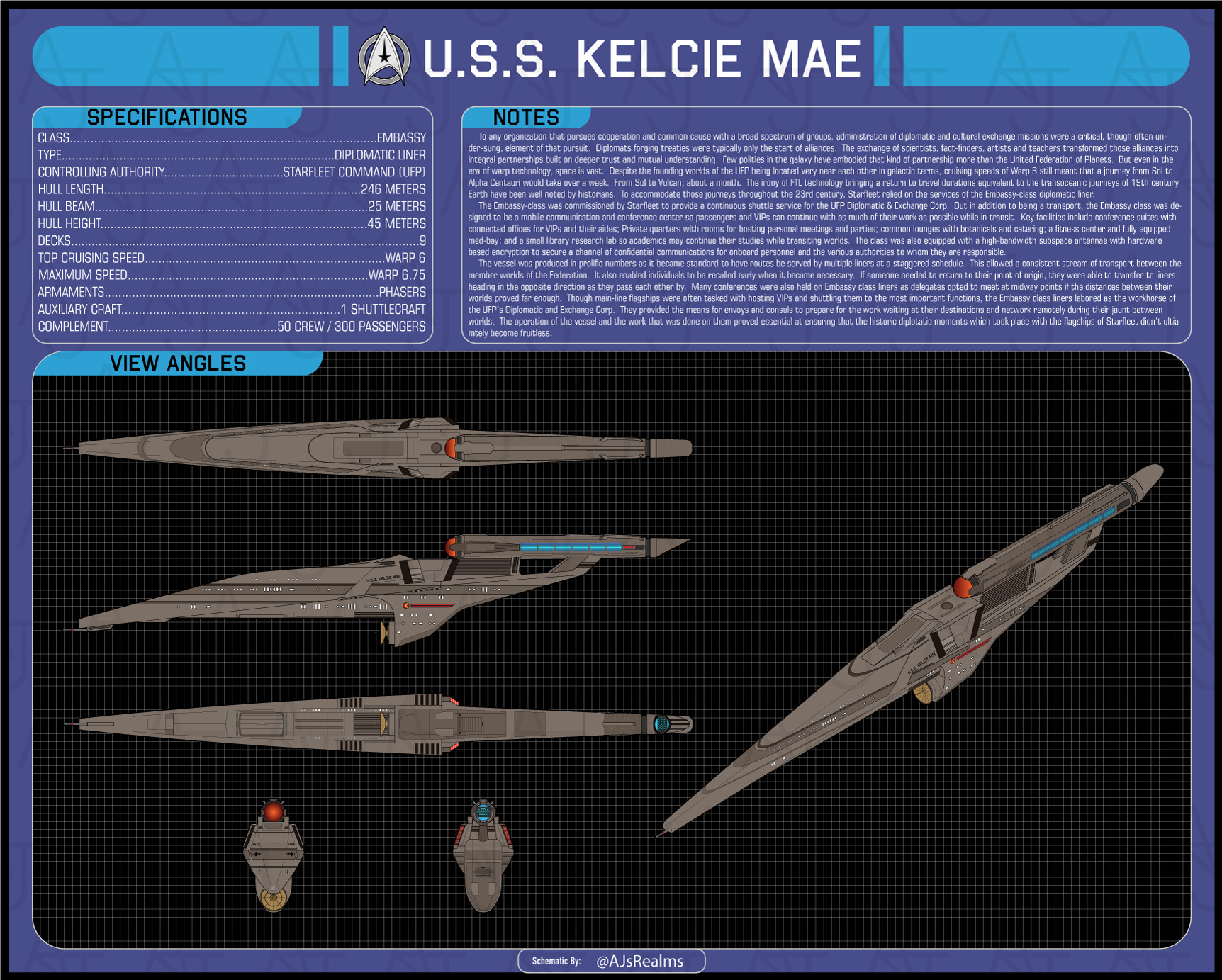 ArtStation - USS Kelcie Mae (Strange New Worlds)