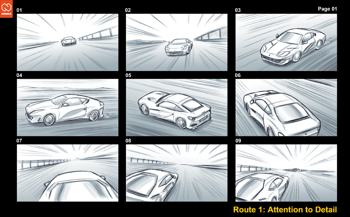 ArtStation - NORDEUS Games Project Pitch Storyboards