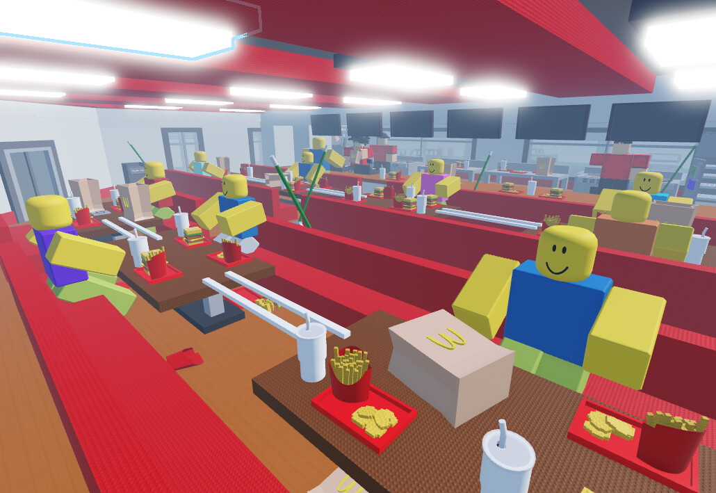 ArtStation - Blocky Restaurant