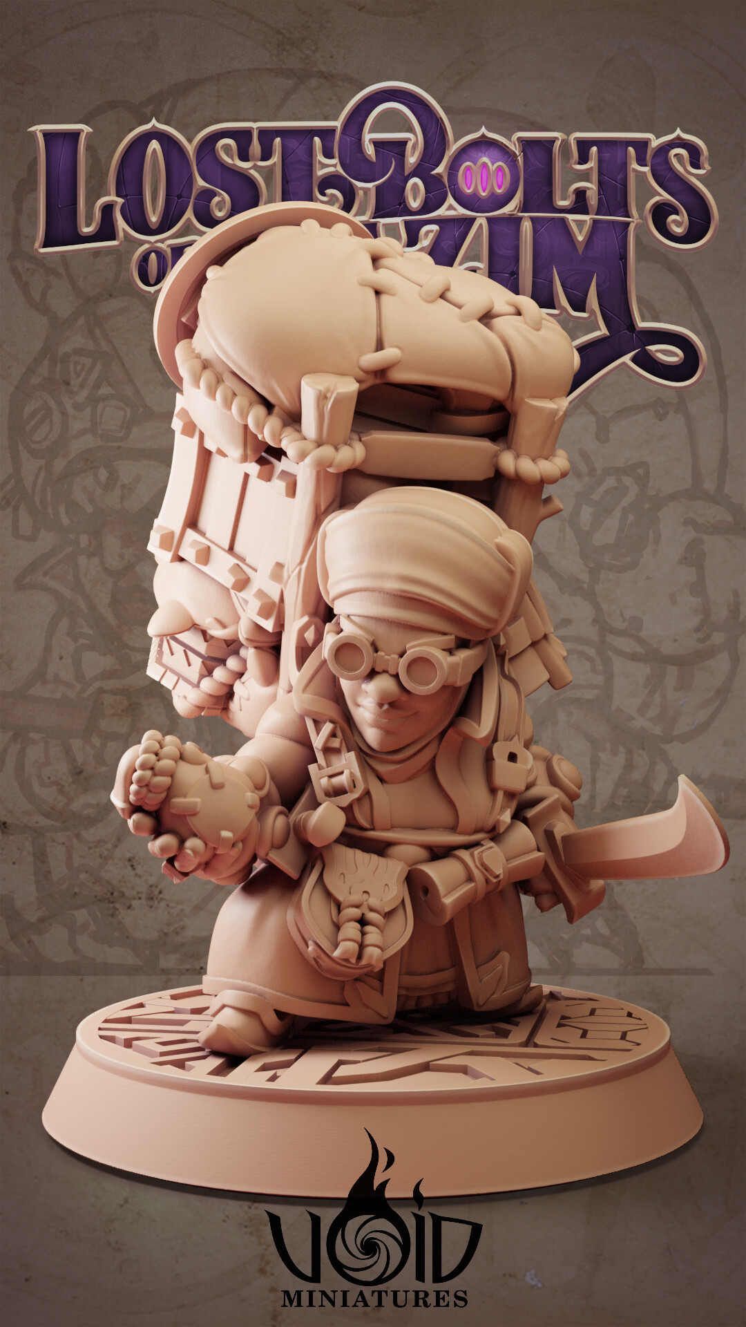 Odin Fernandez Moreno 3D Artist - Stylized Dwarf Miniature LBH Merchant ...