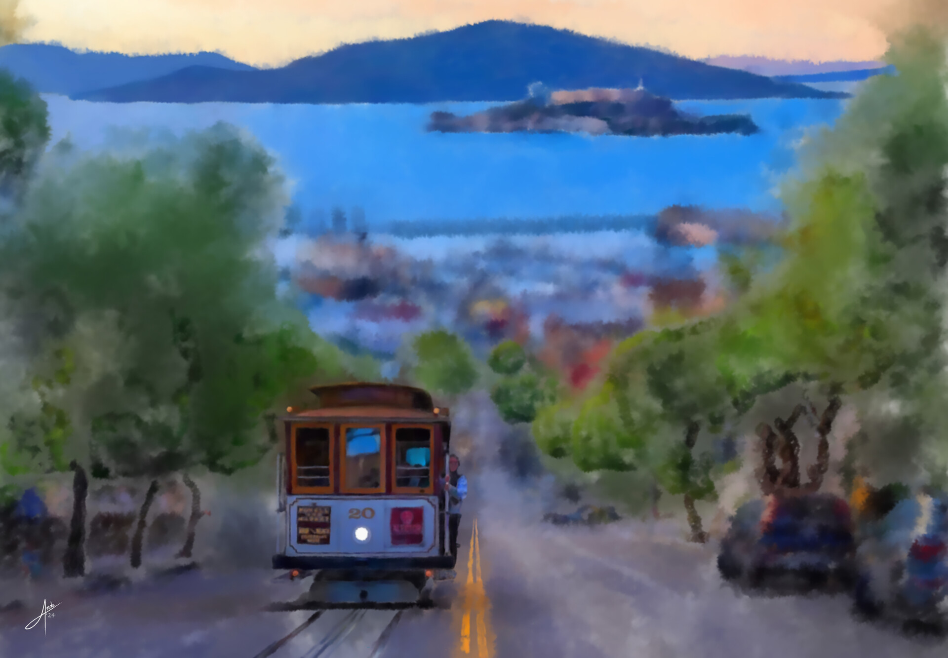 ArtStation - Cable Car