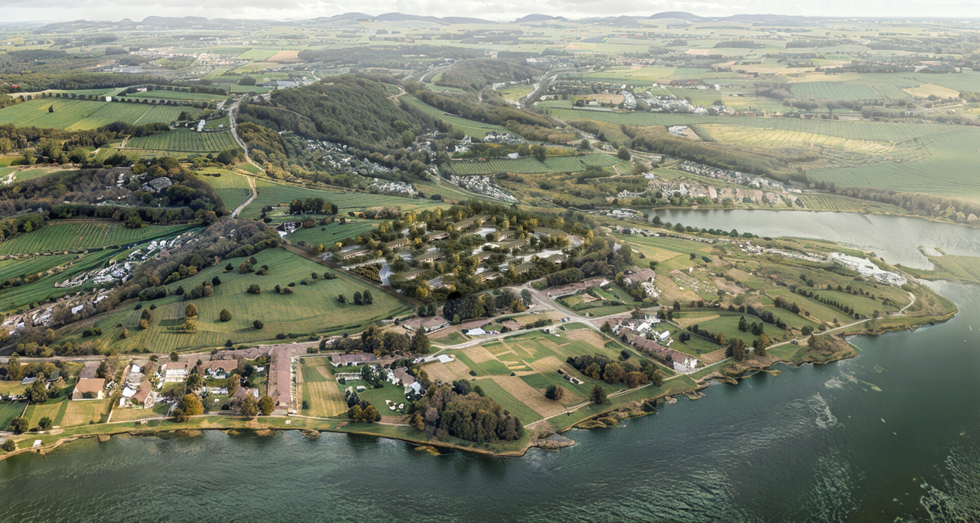 ArtStation - Jaguari Village | Aerial View