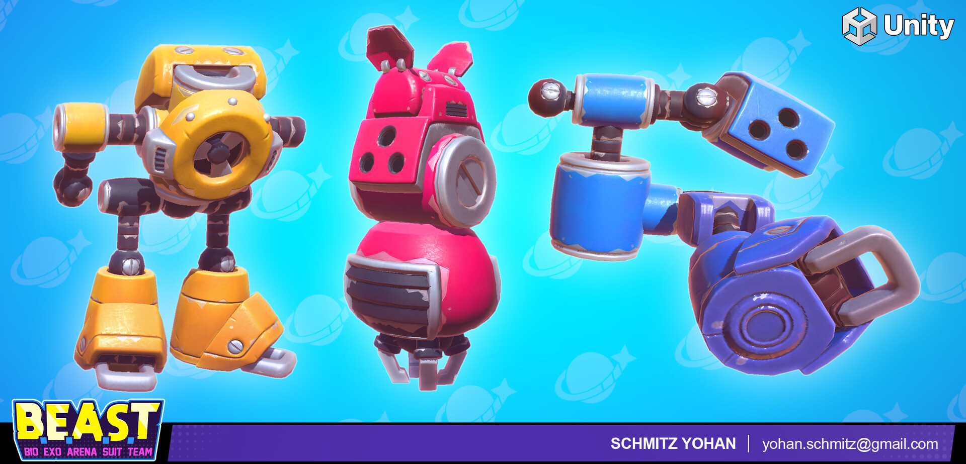 Yohan Schmitz - BEAST - Environment props