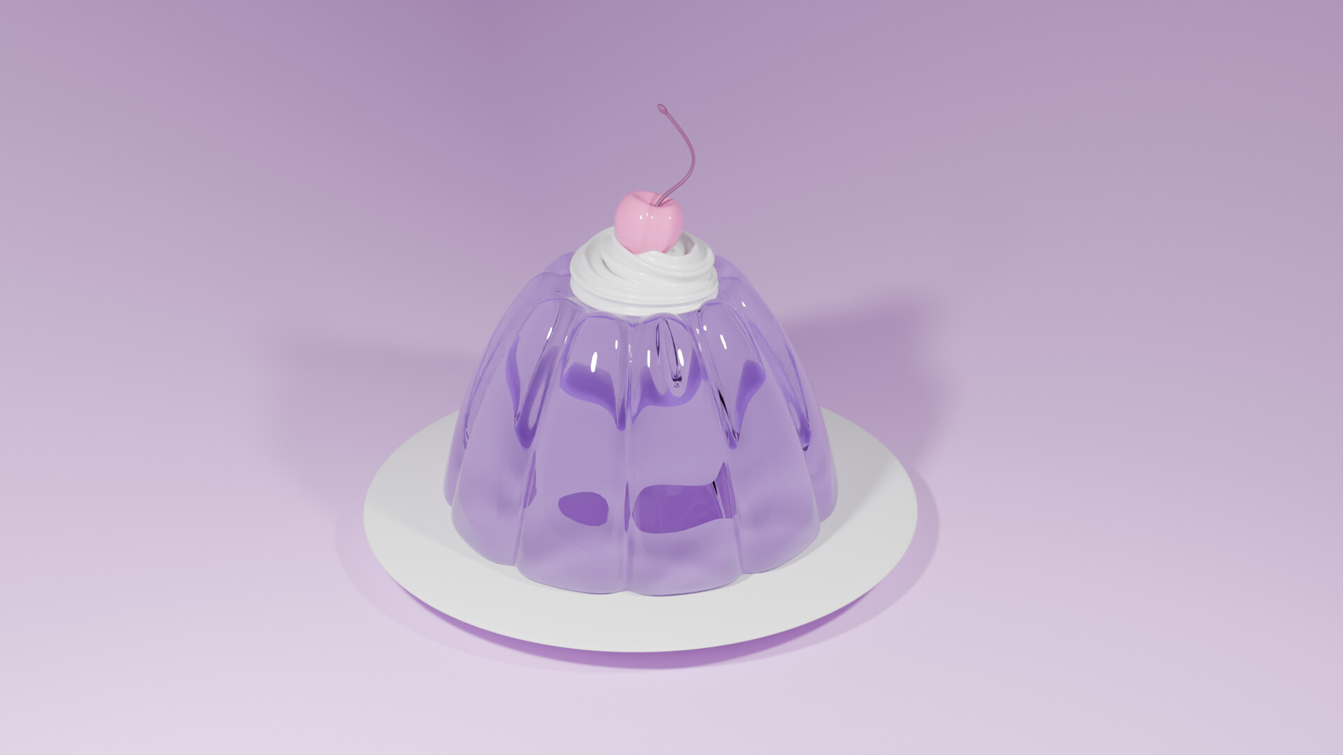 ArtStation - 3d Model of Jelly using Blender