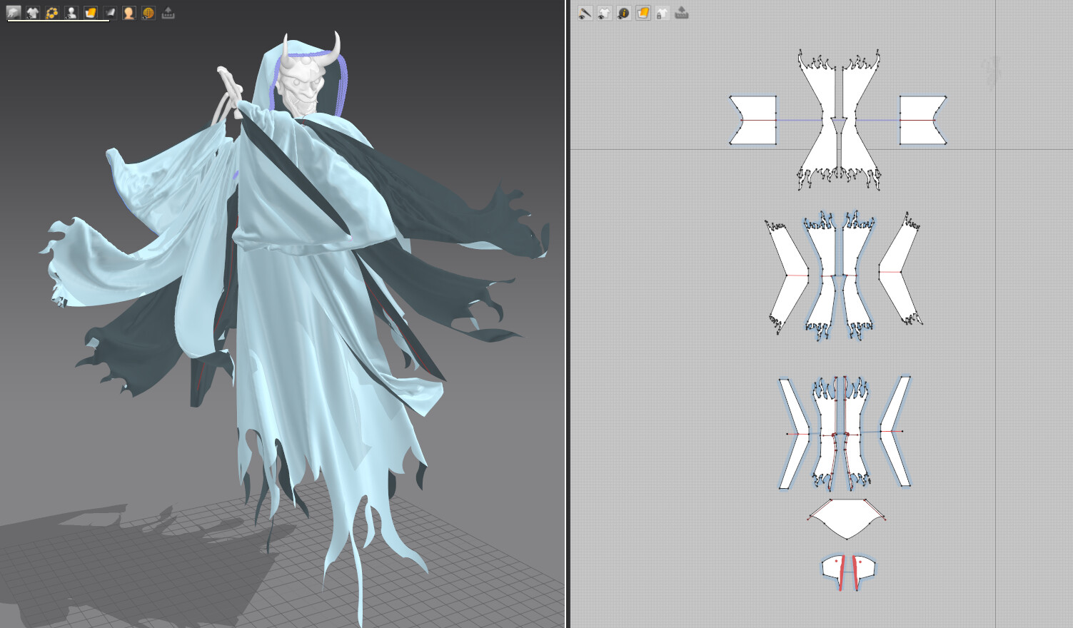 Halbe_ - One Piece Zoro 3D LookDev Character Project