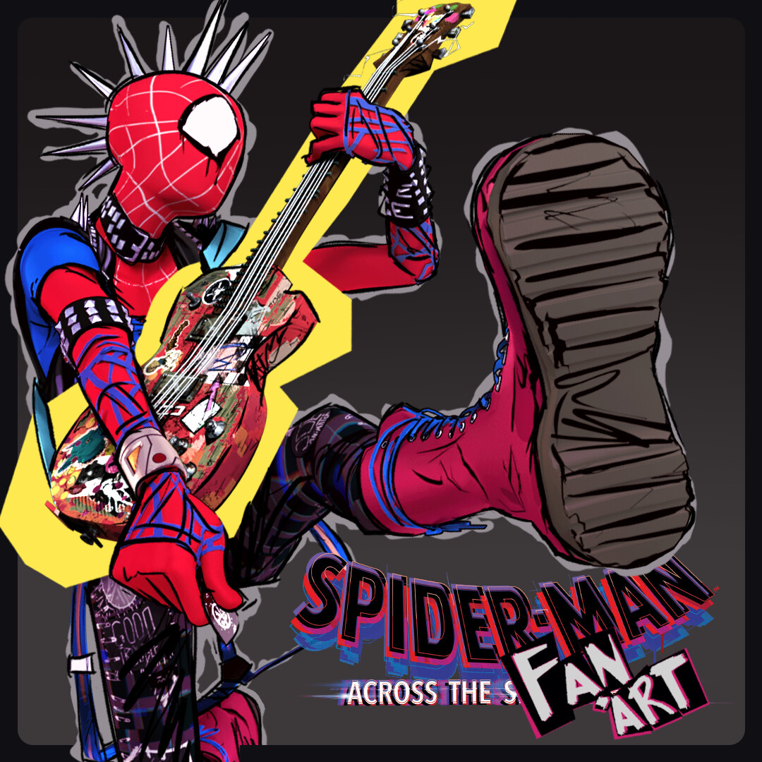 ArtStation - Spider-Punk Hobie Brown Fan Art