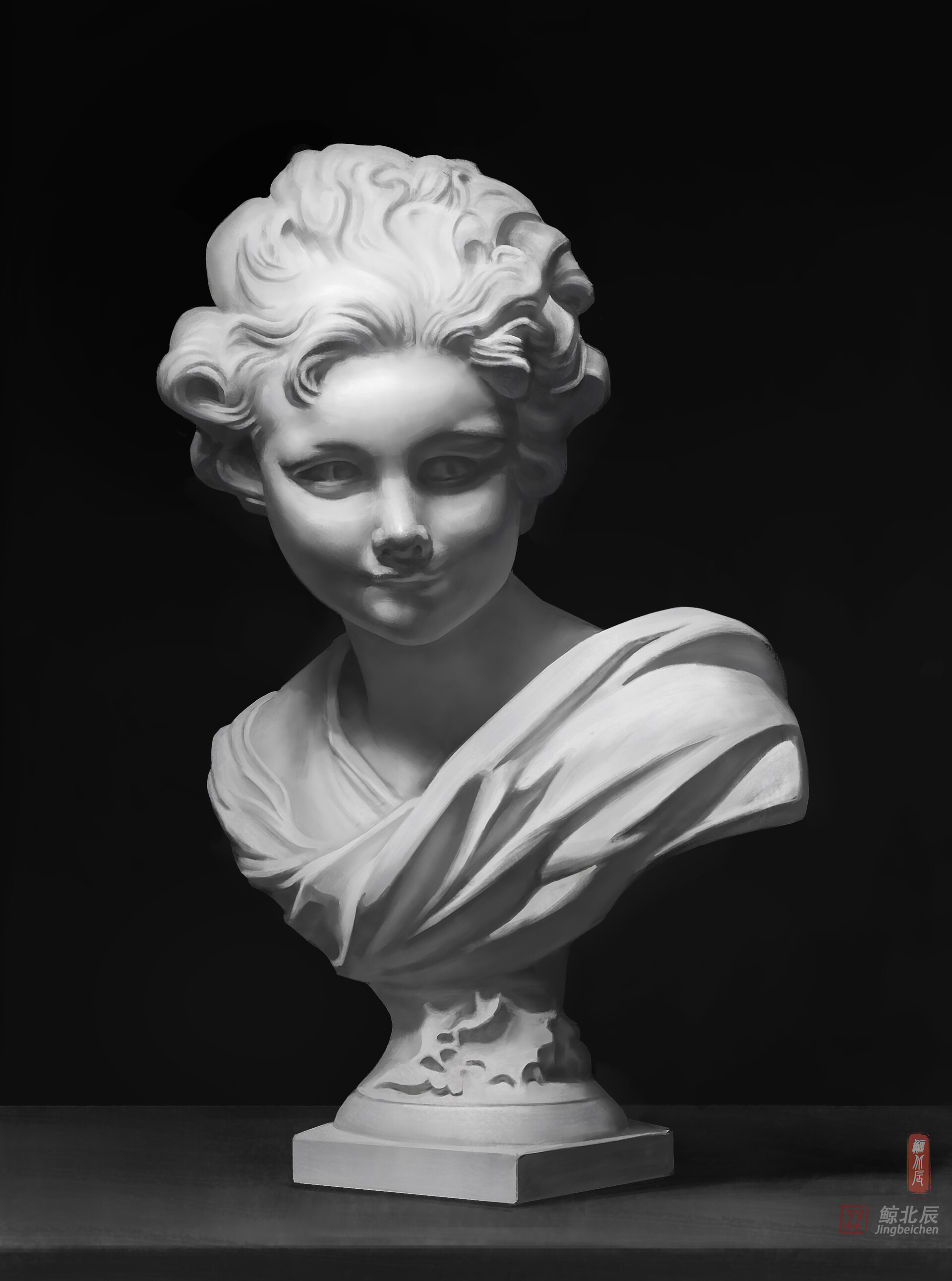 ArtStation - Plaster statue