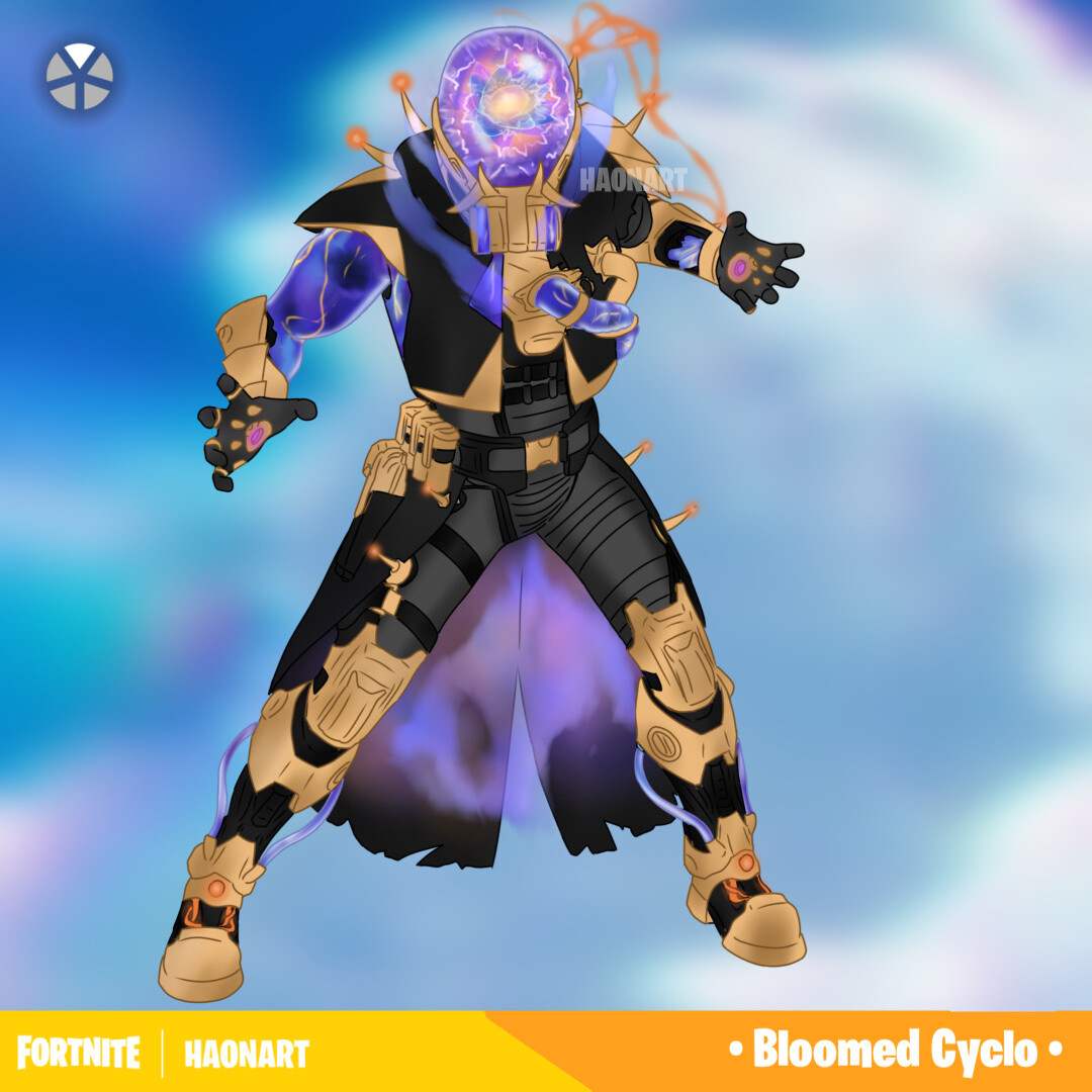 HaonArt - Fortnite Skin Concept | Bloomed Cyclo