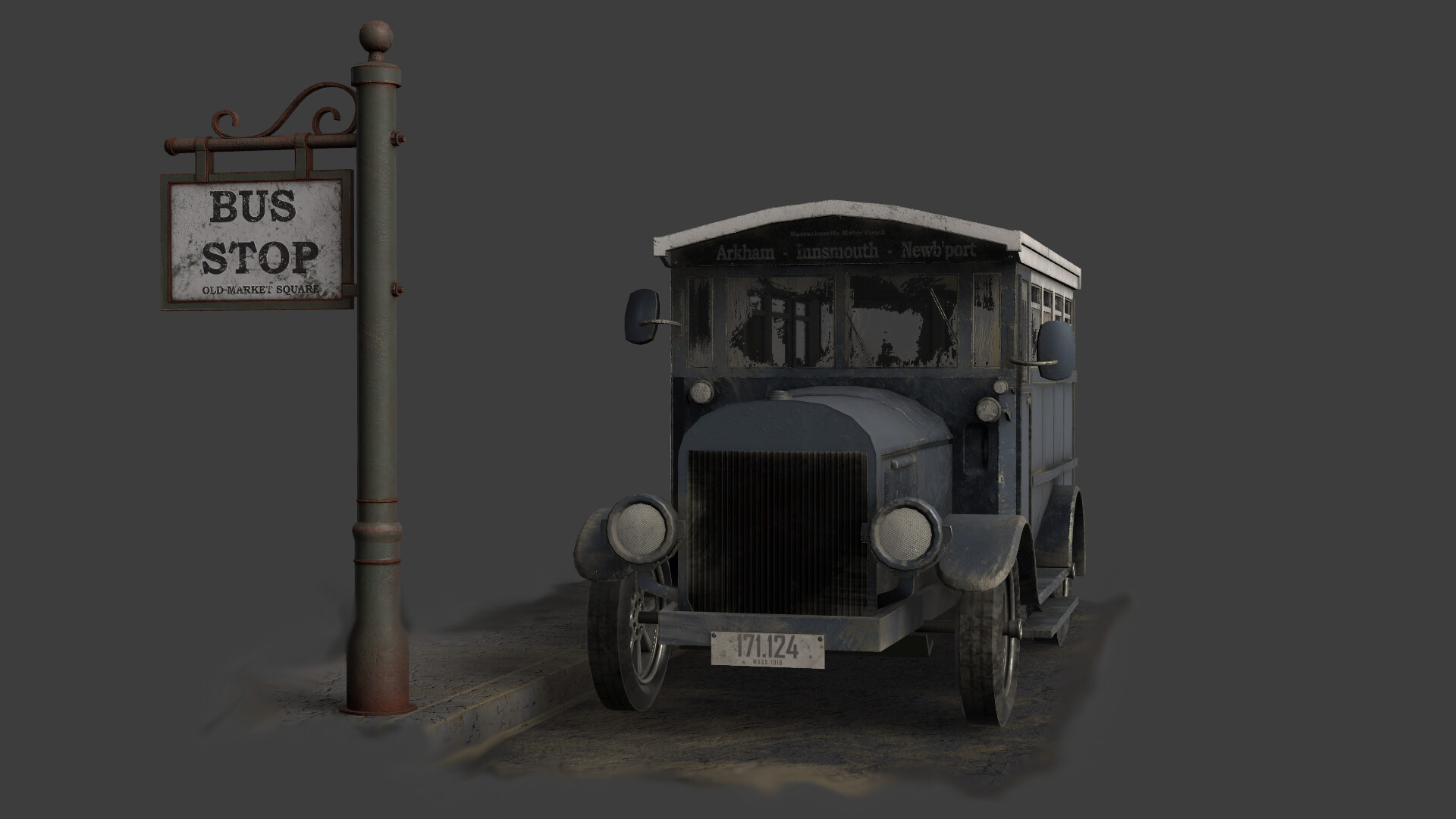 ArtStation - Shadow Over Innsmouth Bus