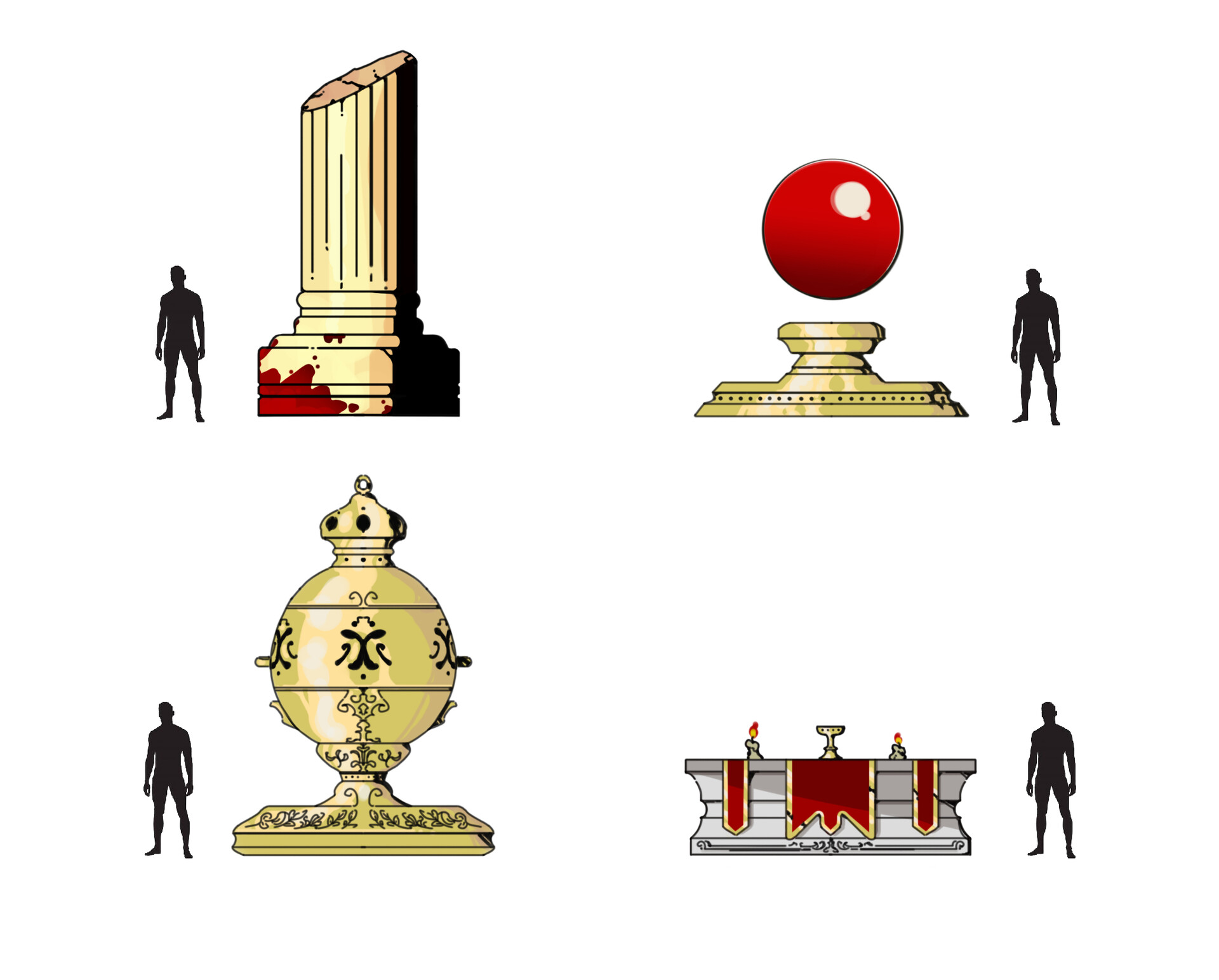 ArtStation - Some Structure Designs for a reimagining of the Hades IP