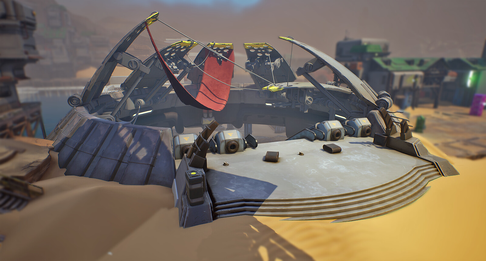 ArtStation - Stylized Station - Cancelled Project