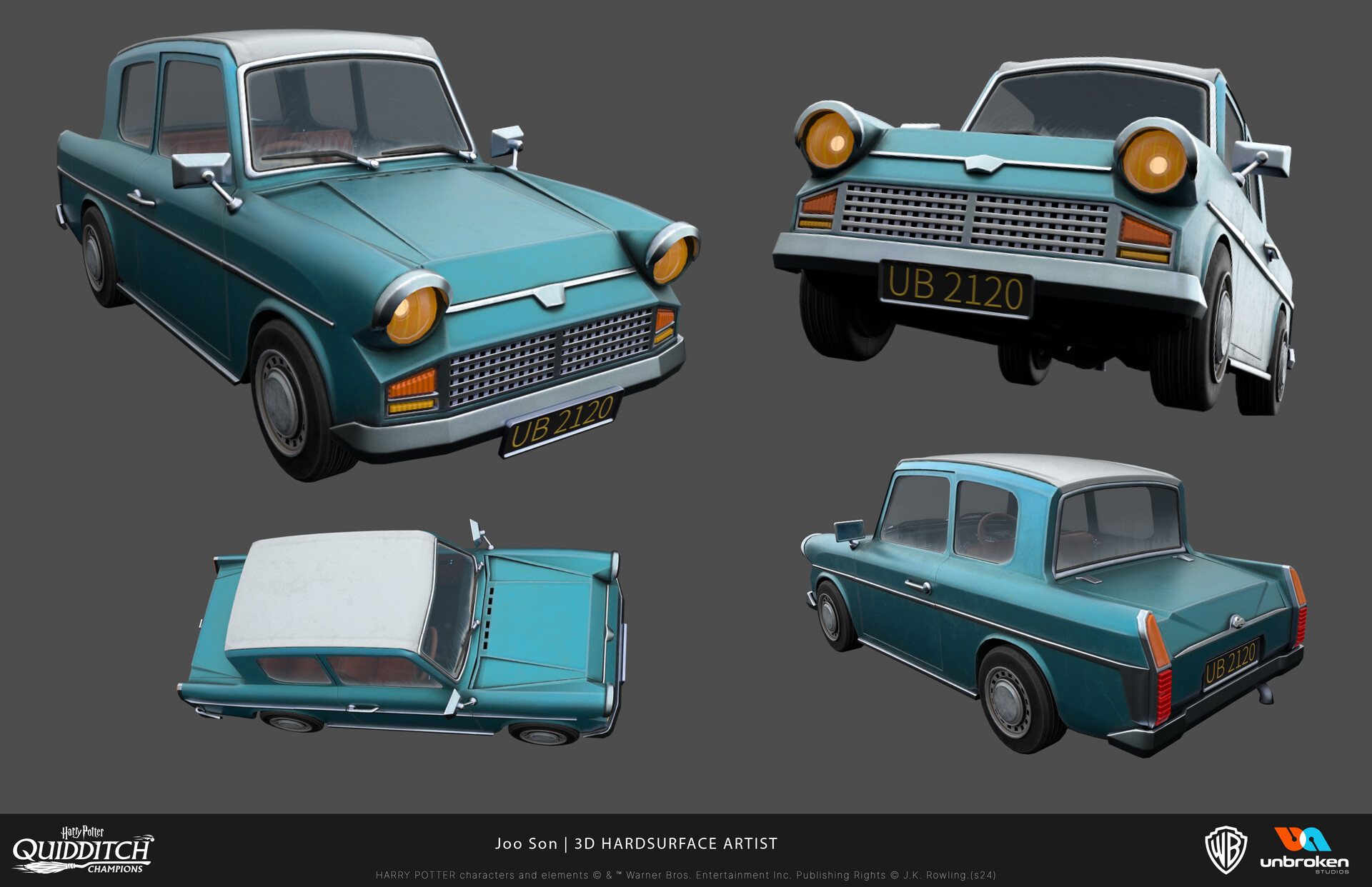 ArtStation - Quidditch Champions - Props: Weasley's Car