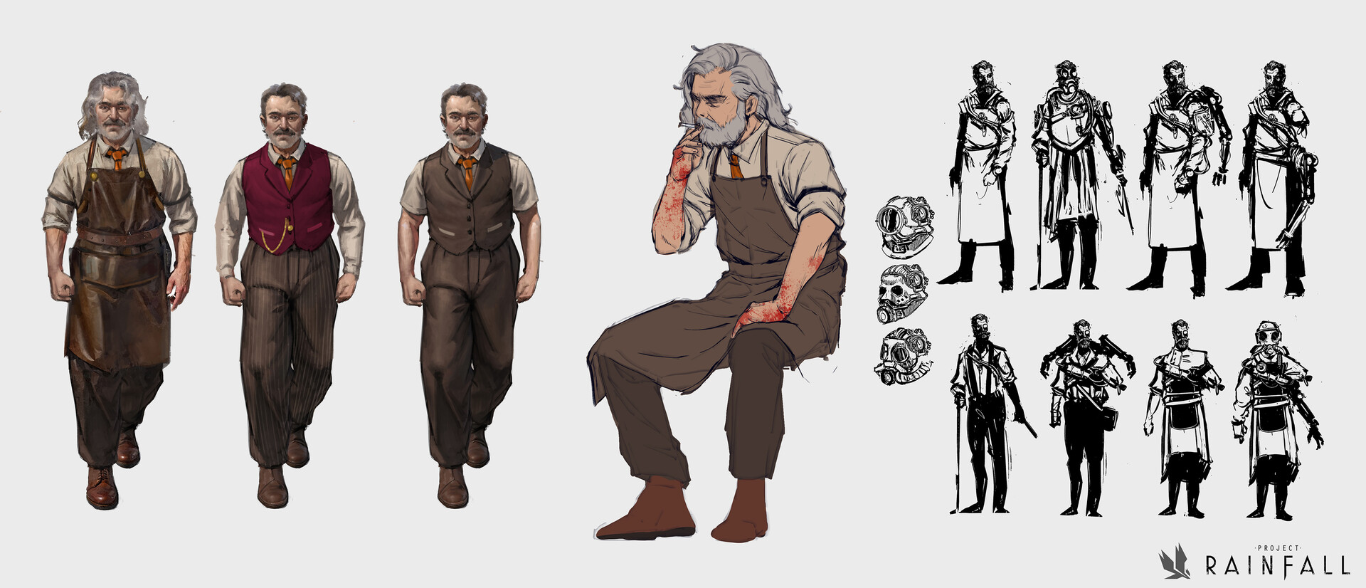 Atomhawk - Project RAINFALL: Characters