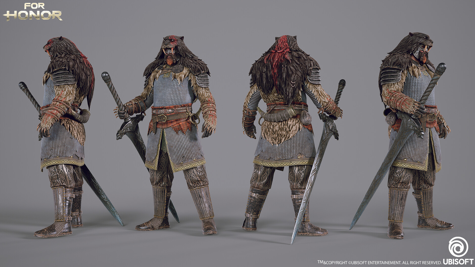 QiYu Dai (Aiden) - For Honor-Hero Skin-Highlander