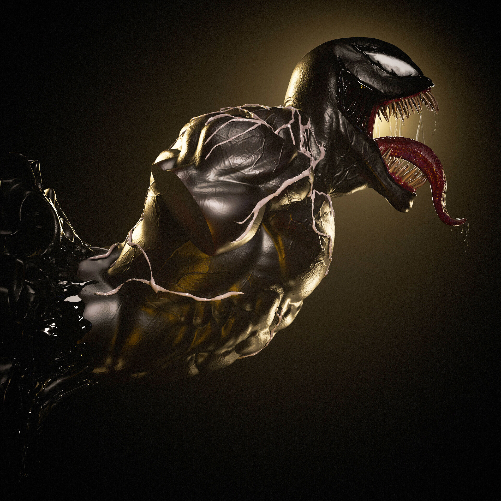 ArtStation - Venom Bust | Rack