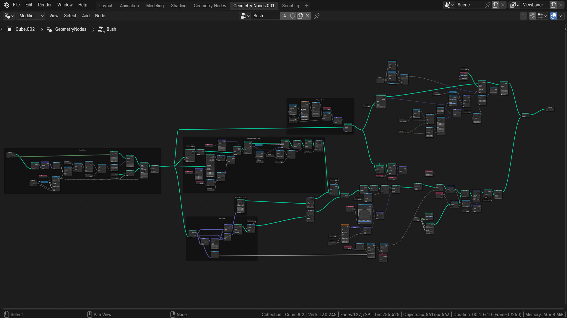3D Tudor - 3DT Bush Generator Geometry Node