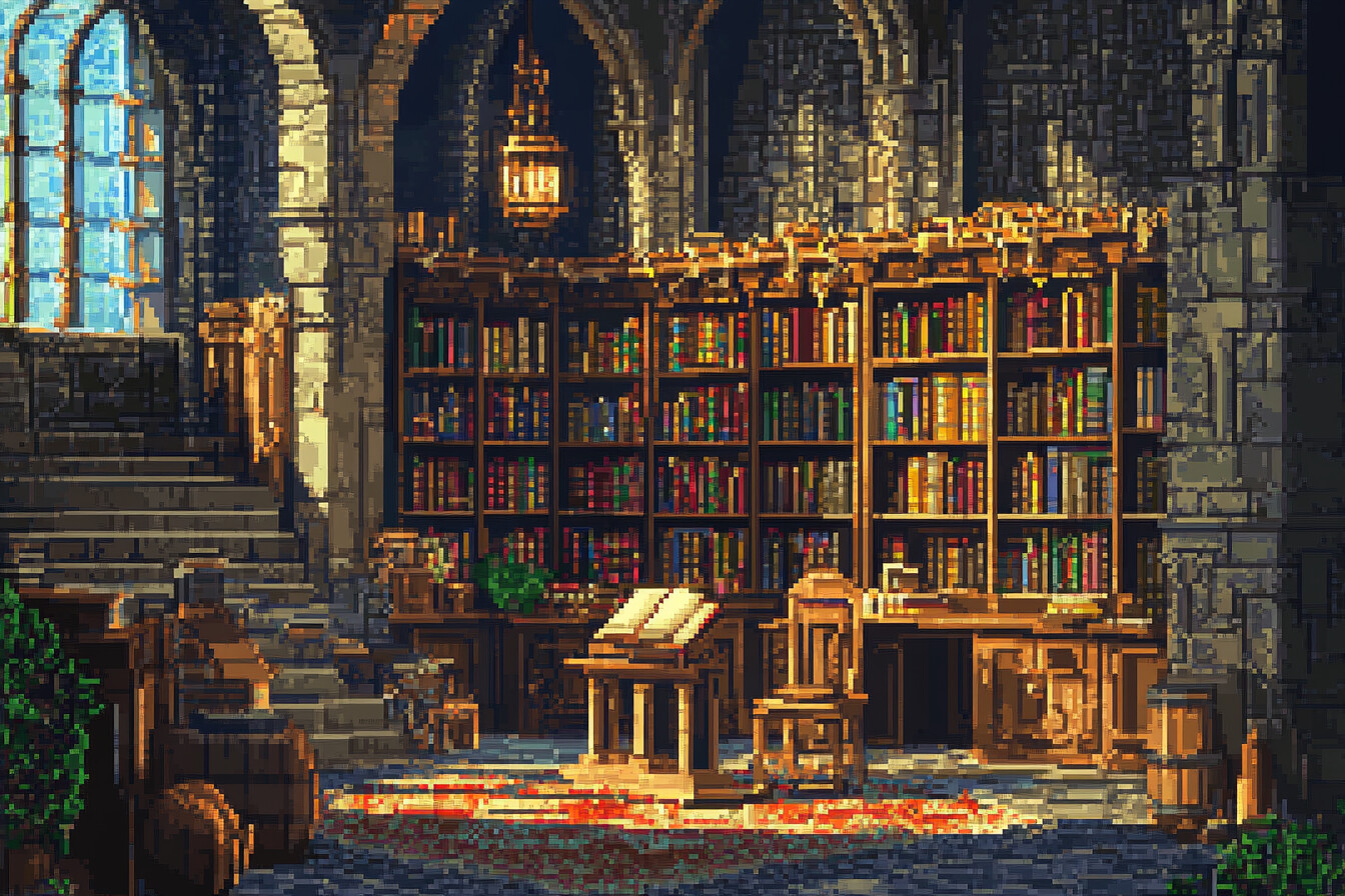 ArtStation - The Enchanted Library