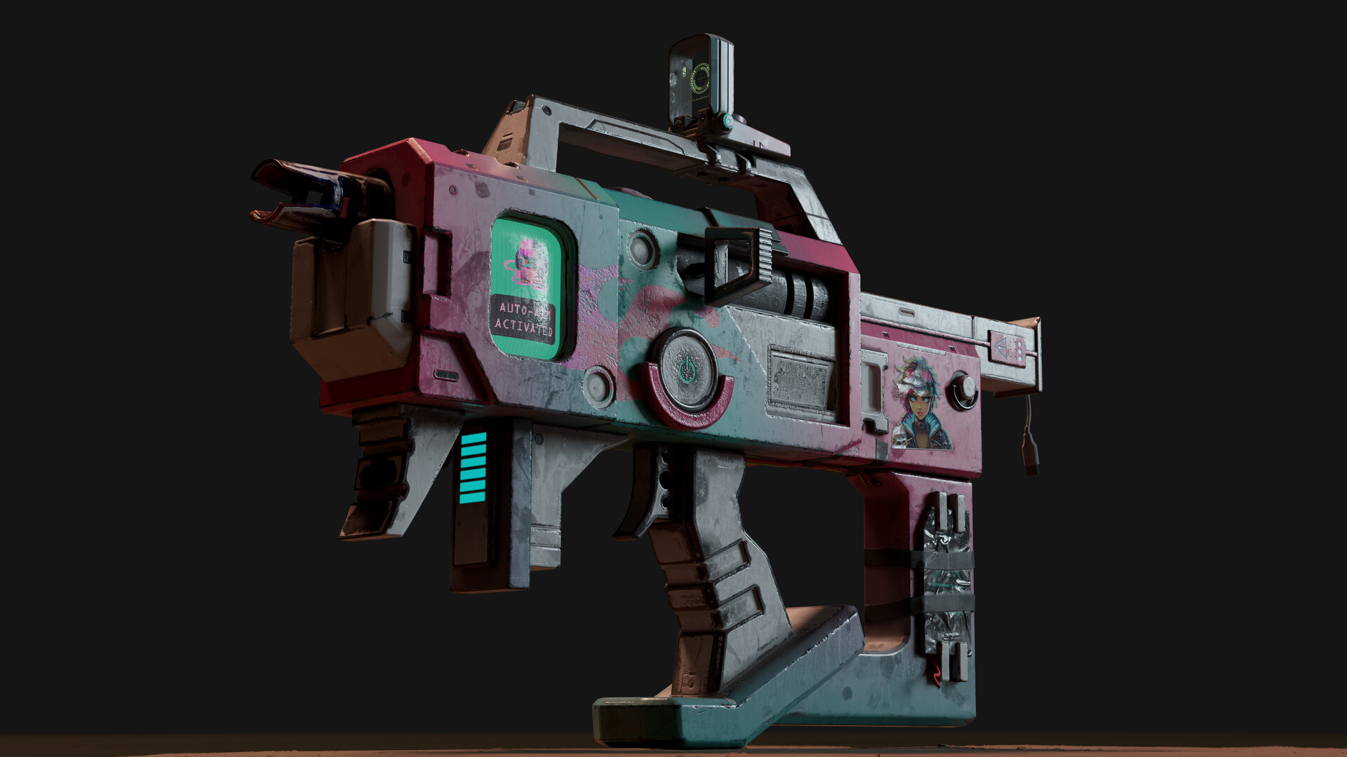 Amit Mechlovitz - Cyberpunk SMG