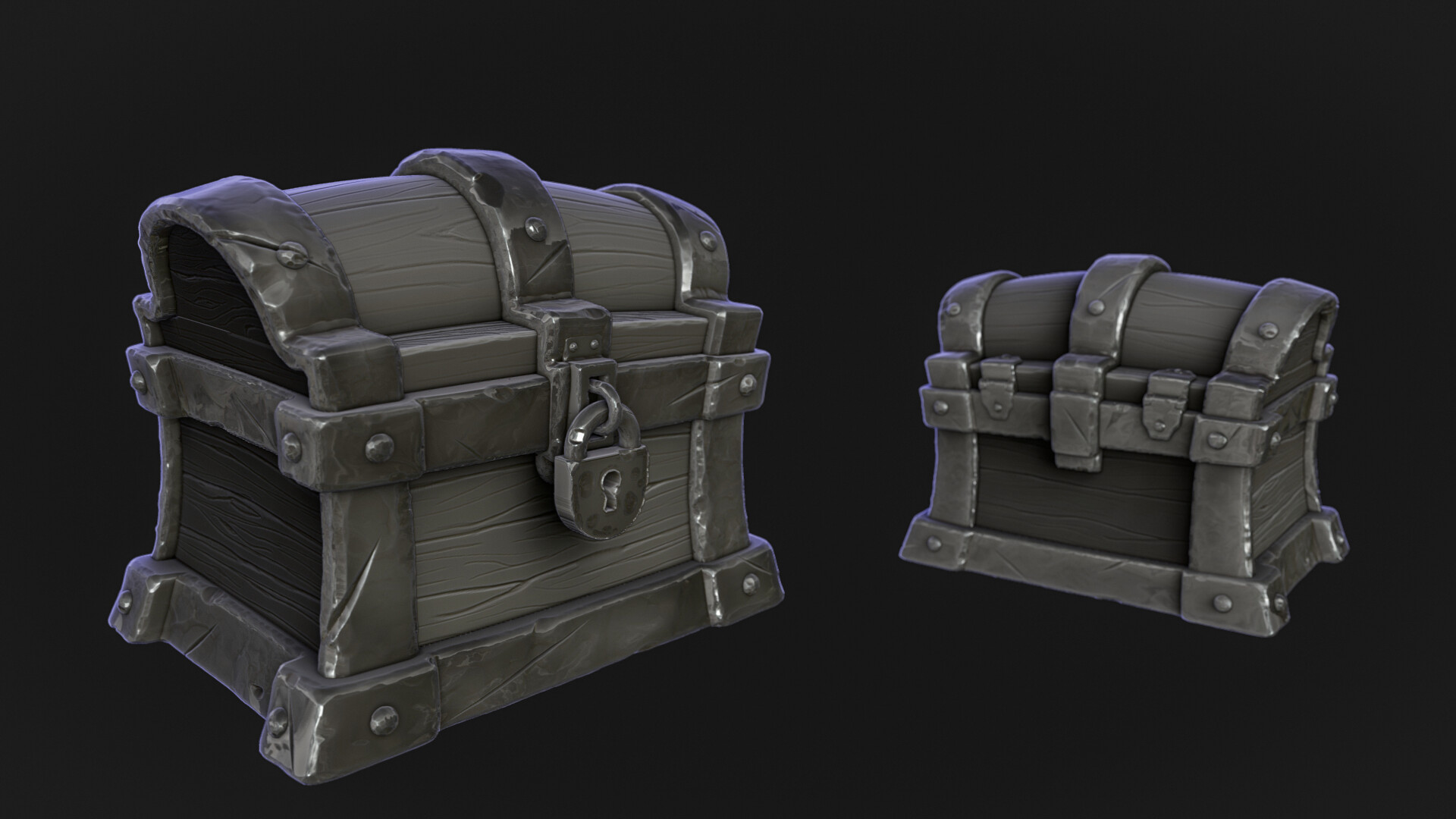 ArtStation - Stylized fantasy chest