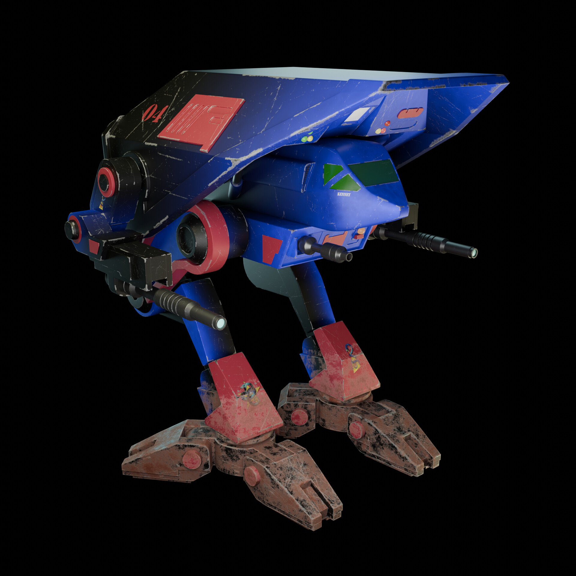 ArtStation - Adder mech of Clan Star Adder