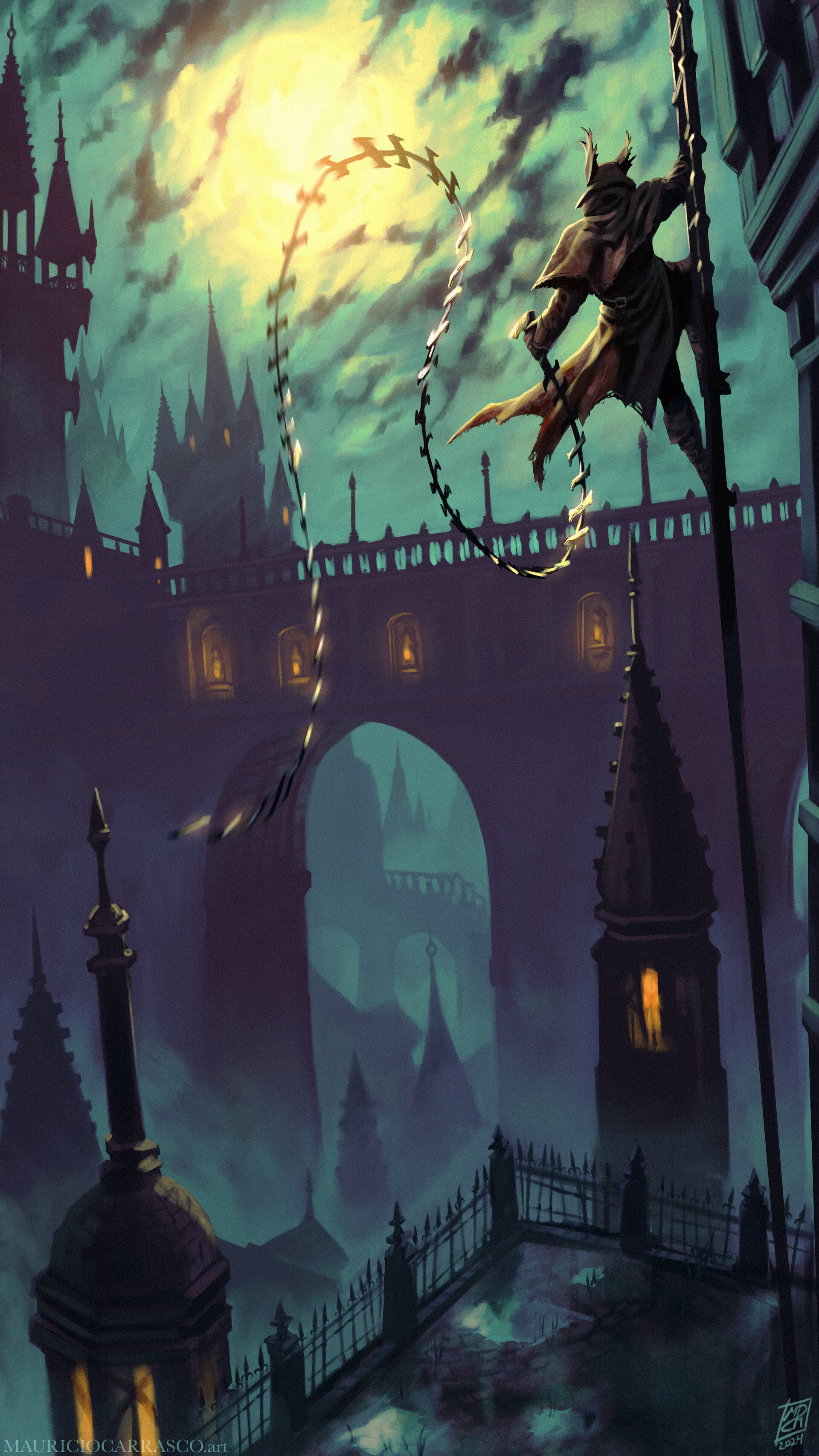 ArtStation - Yharnam - Bloodborne Fanart