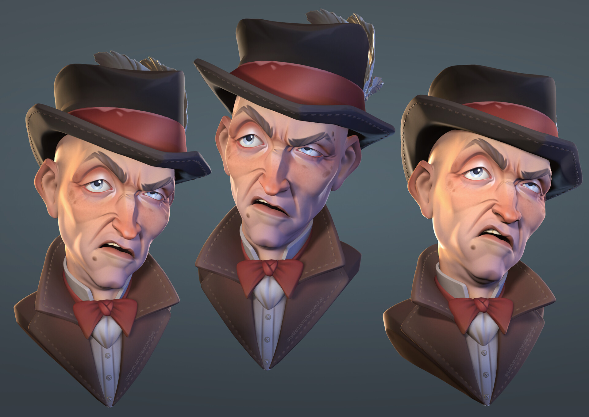 Tara Campbell - Stylized Old Man
