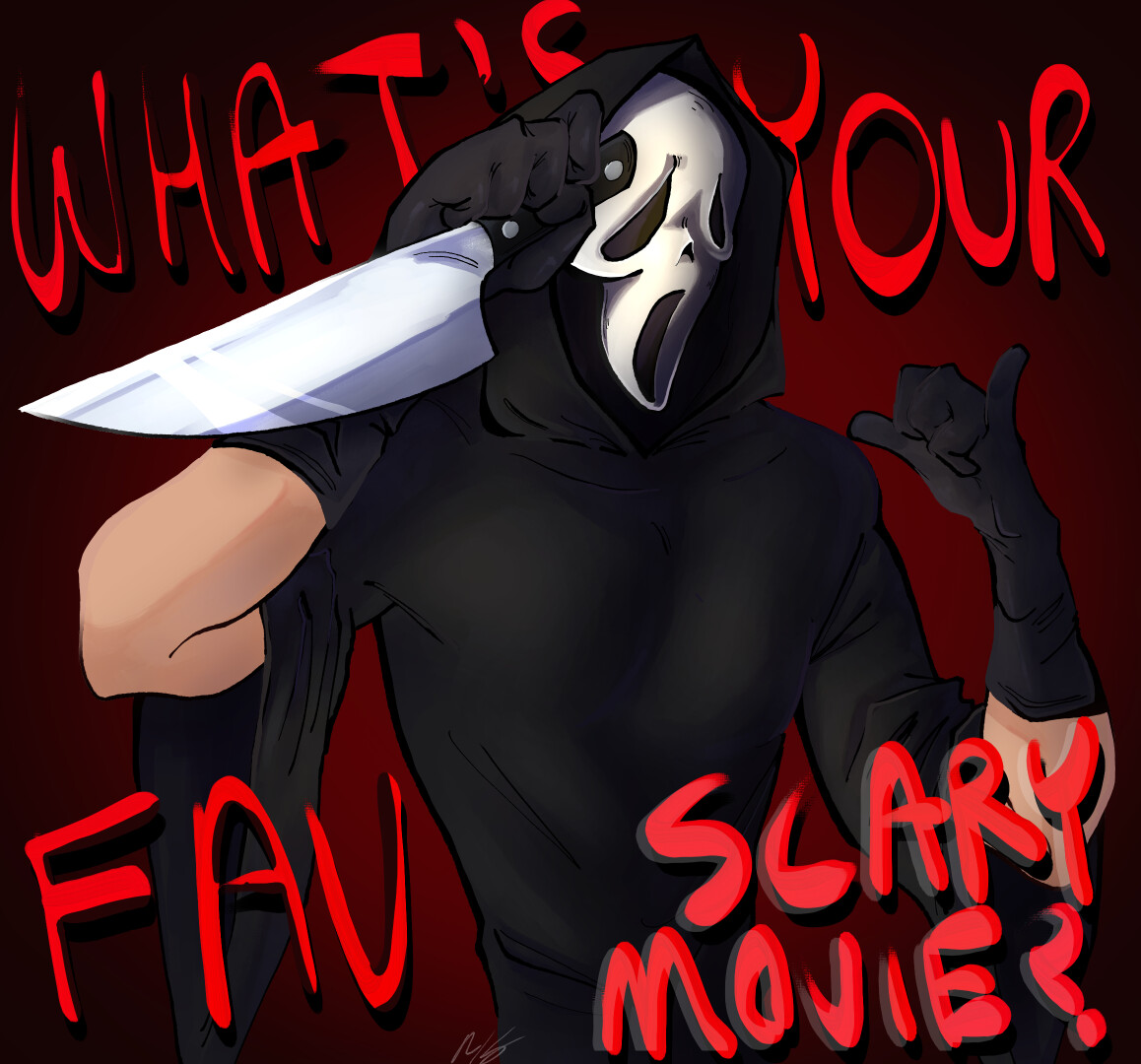ArtStation - What's your favorite scary movie? - Ghostface